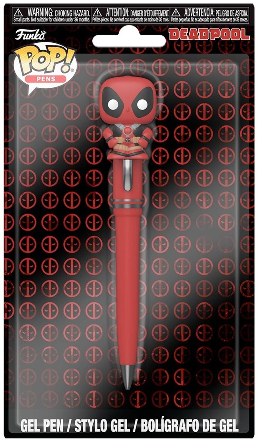 Funko Pens: Marvel Deadpool, Dark Red Collectibles Multicolor ...
