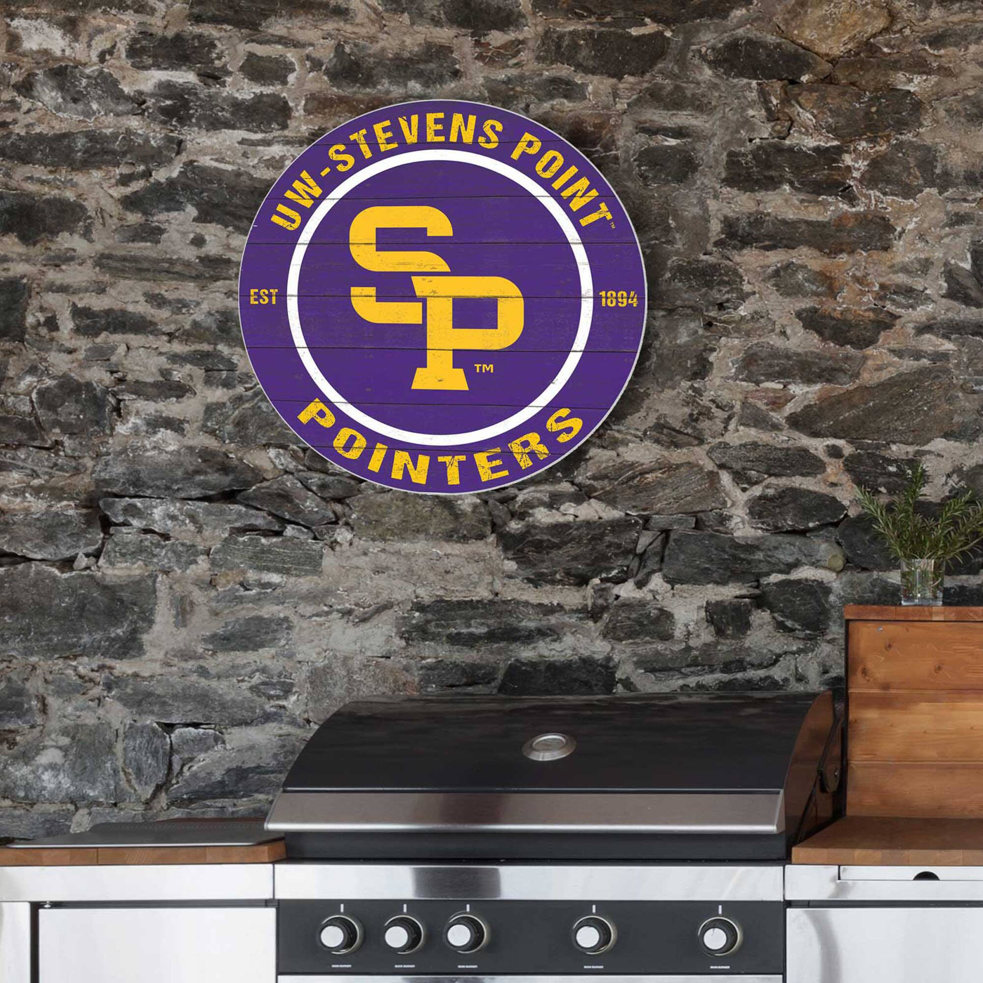 Jardine Wisconsin Stevens Point Pointers 20" x 20" Indoor/Outdoor ...