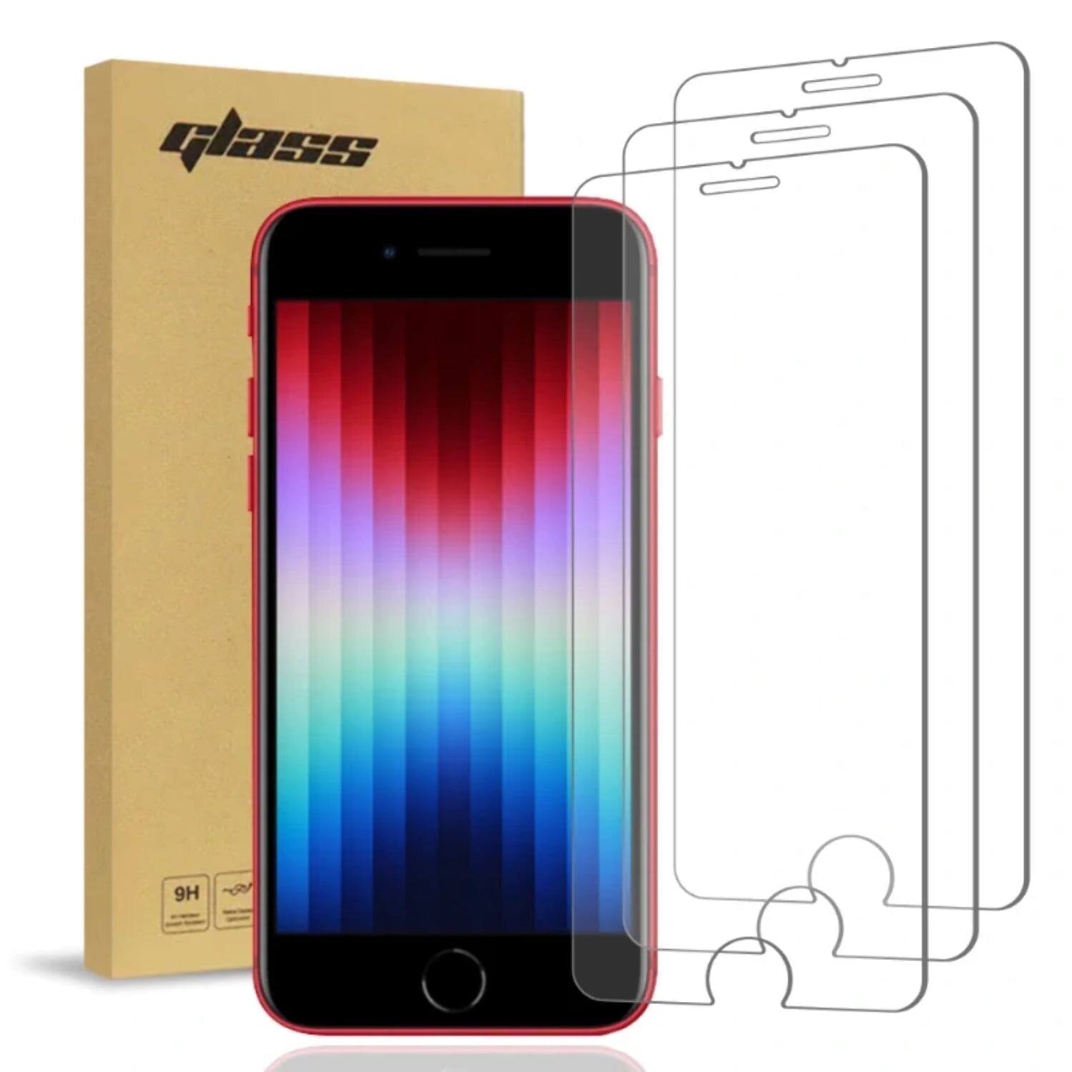 RomeTech Rome Tech Tempered Glass for Apple iPhone SE (2020/2022) 3 ...
