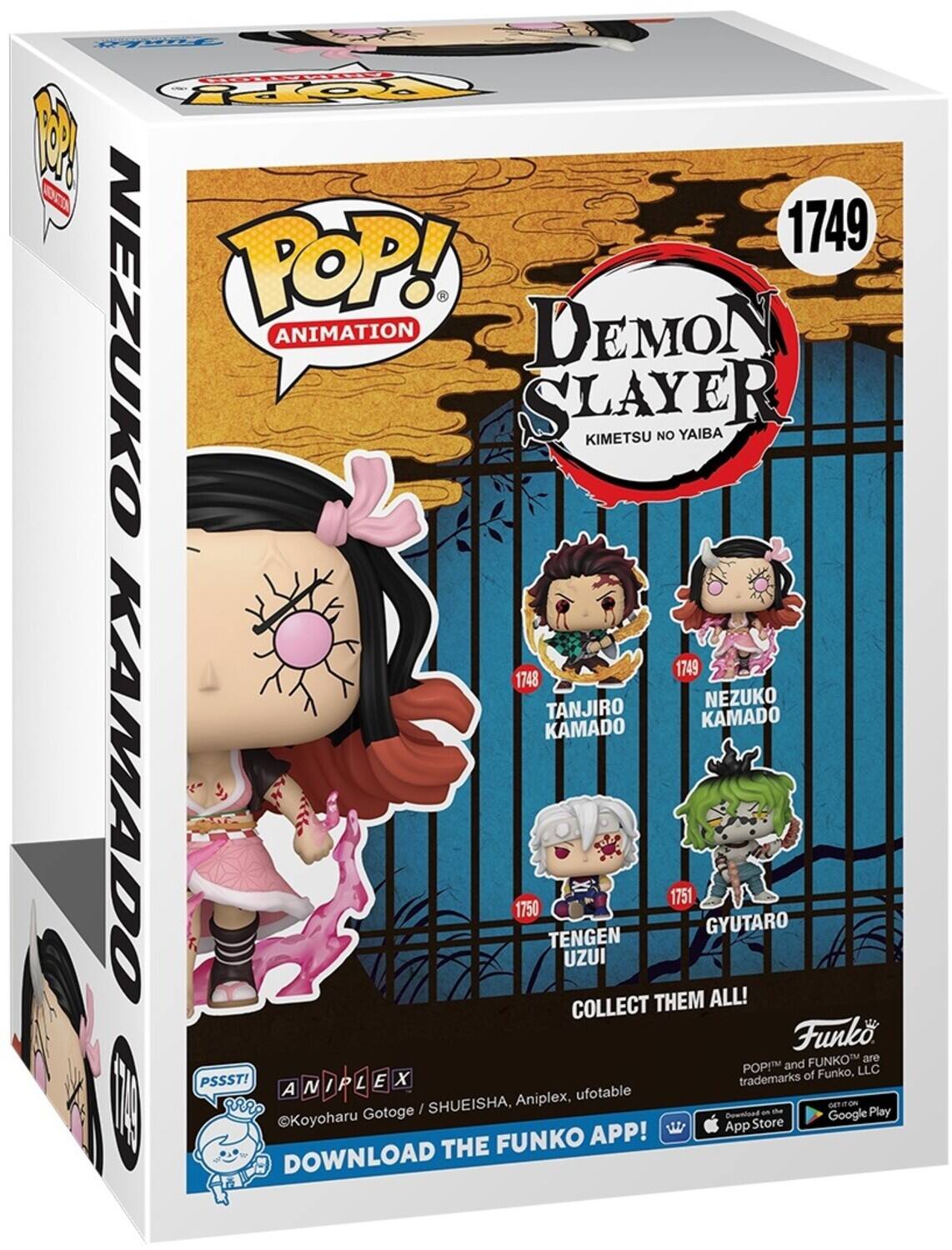 Funko Pop! Demon Slayer: Nezuko Kamado (Demon Form) Multicolor FU80333 ...