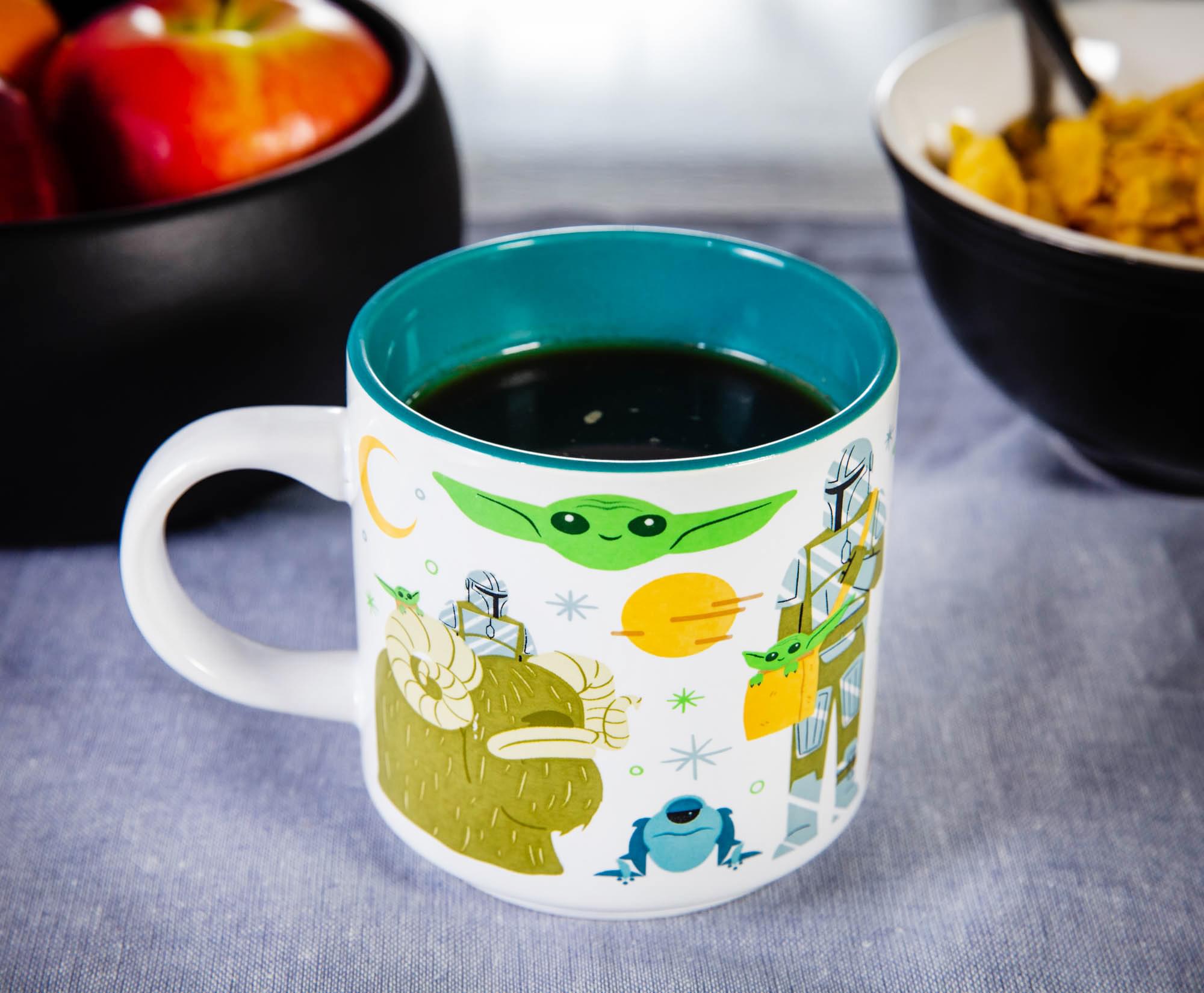 Star Wars Star Wars: The Mandalorian Cartoon Grogu Ceramic Mug | Holds ...