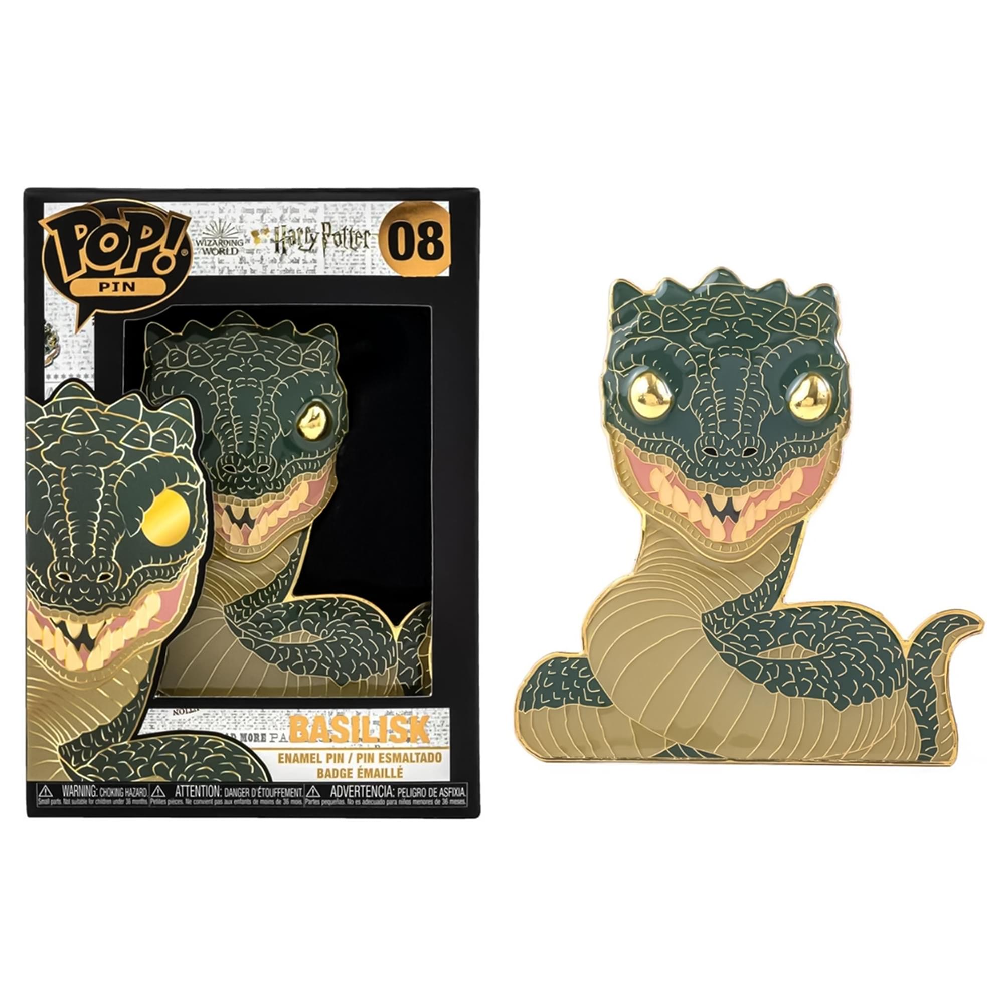 Harry Potter Funko POP Pin Large Enamel Pin | Nagini Green 52471_NAG - Best Buy