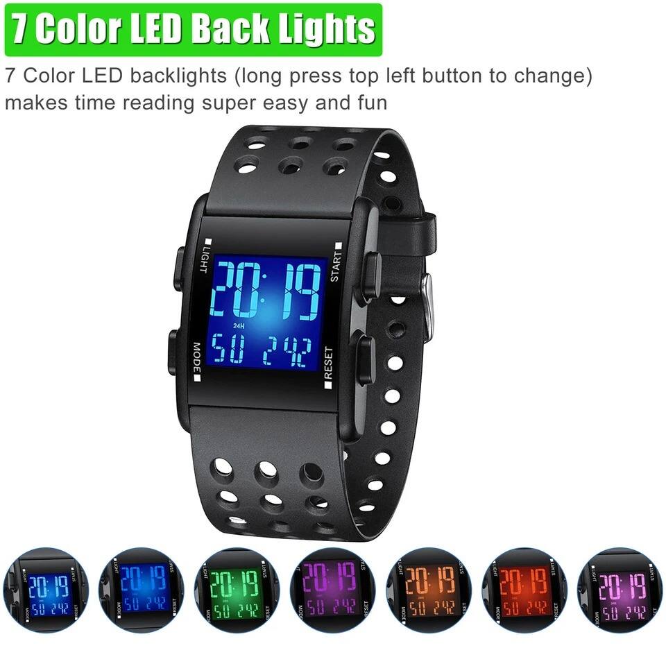 Home Collection Men LED Digital Sports Watch Waterproof Military ...