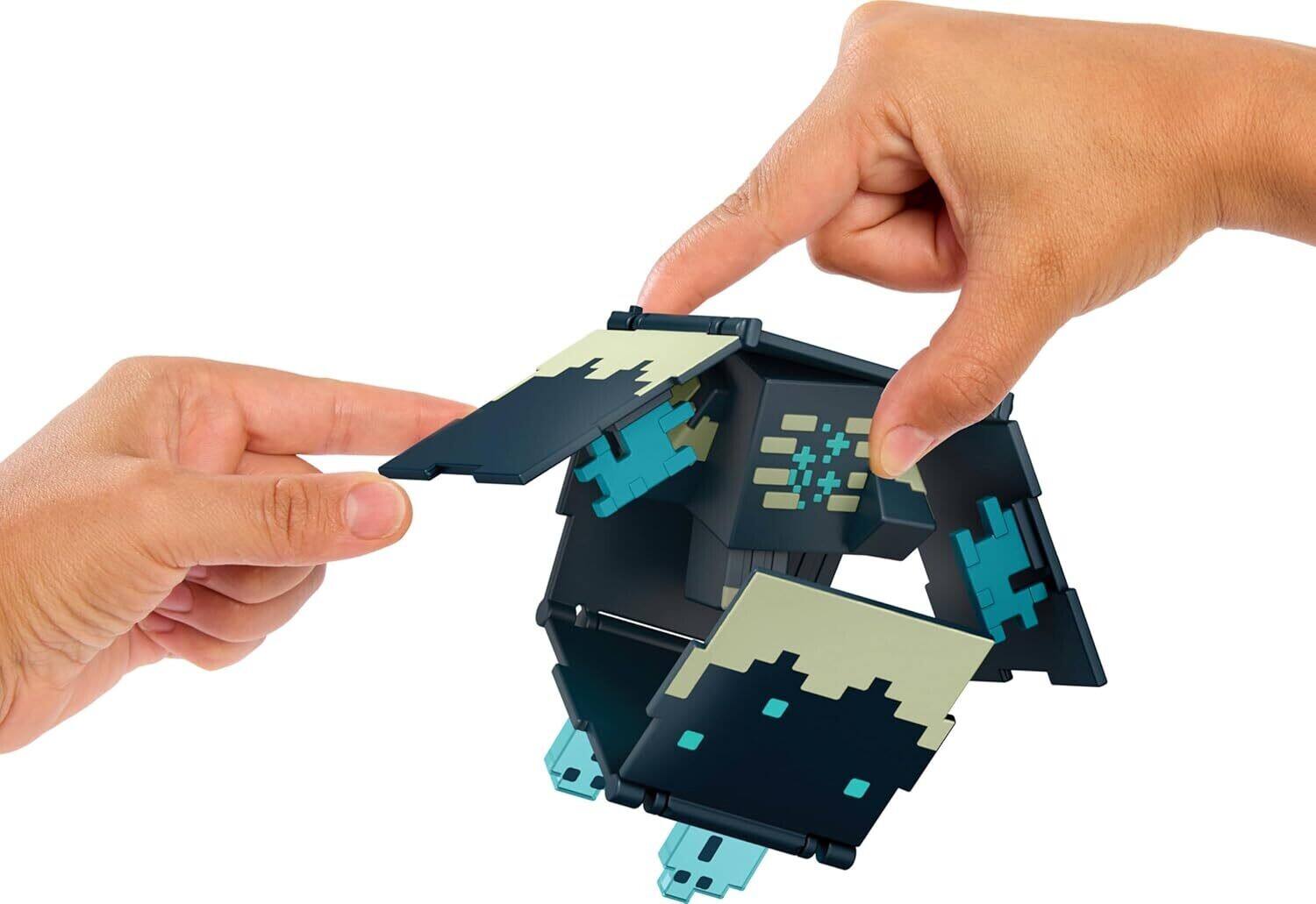 Mattel Minecraft Flippin' Figs Skulk Catalyst and Warden, 2 in 1 ...