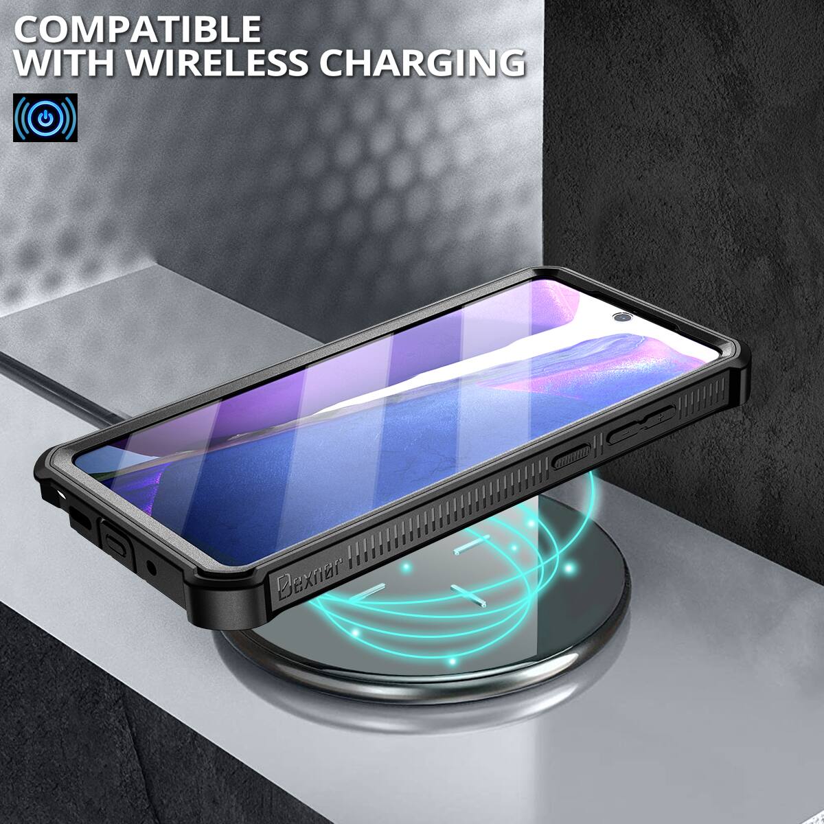 dexnor for Galaxy Note 20 5G Case, [Built in Screen Protector and ...