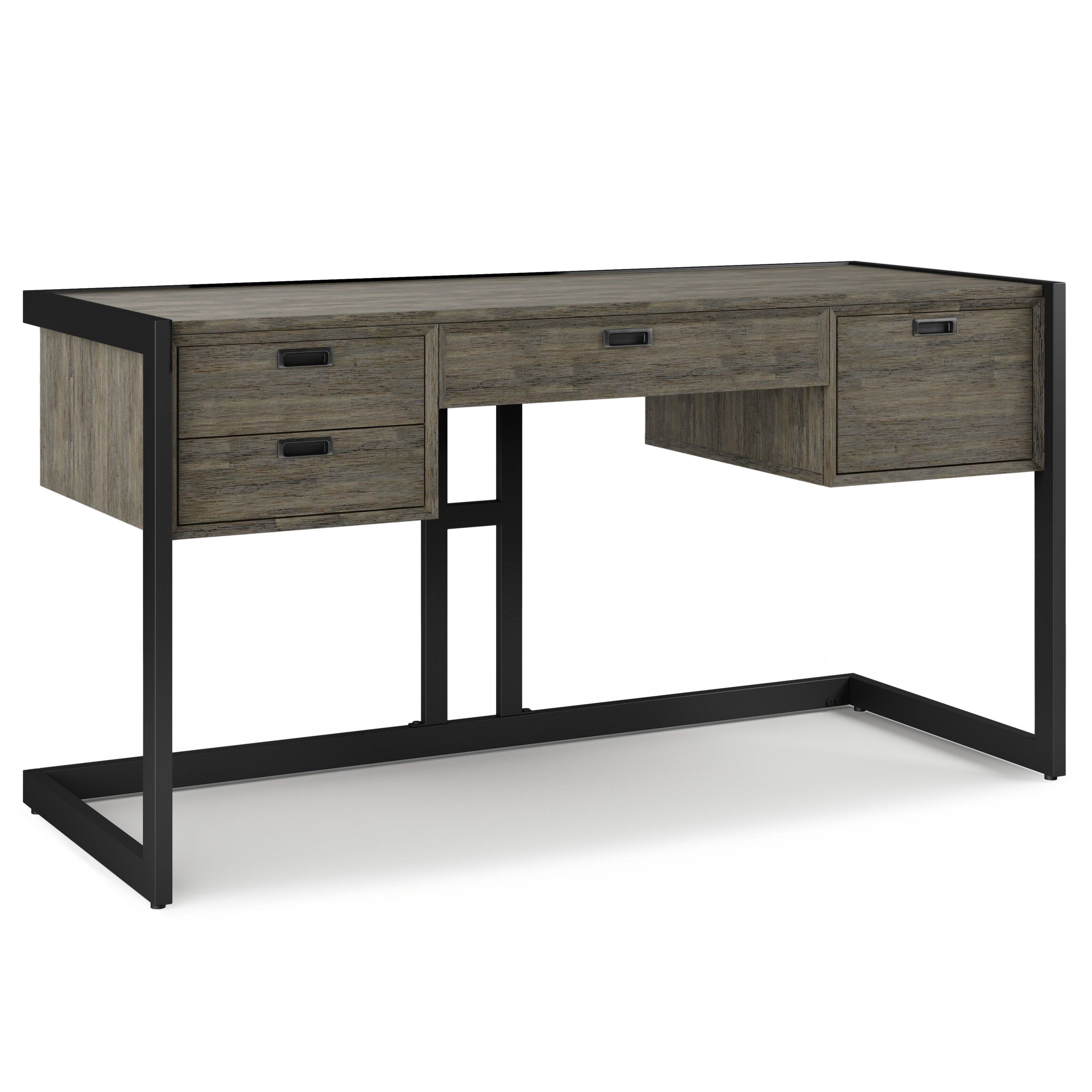 Simpli Home Hampden SOLID ACACIA WOOD Modern Industrial 60 inch Wide ...