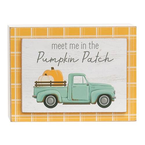 BreeBe *Meet Me in the Pumpkin Patch Blue Pumpkin Truck Layered Box ...