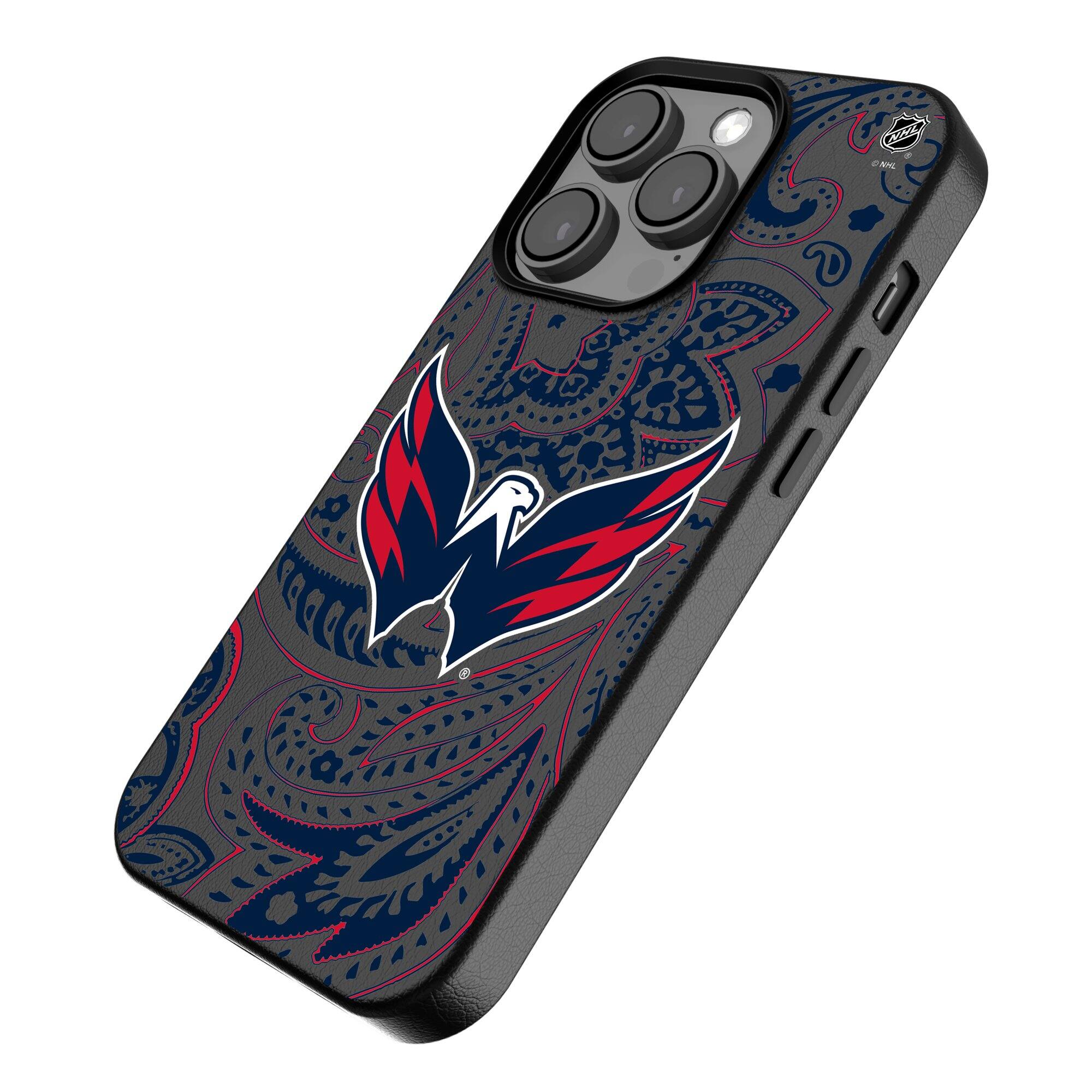 Keyscaper NHL Washington Capitals Paisley iPhone Magnetic Bump Case 15 ...