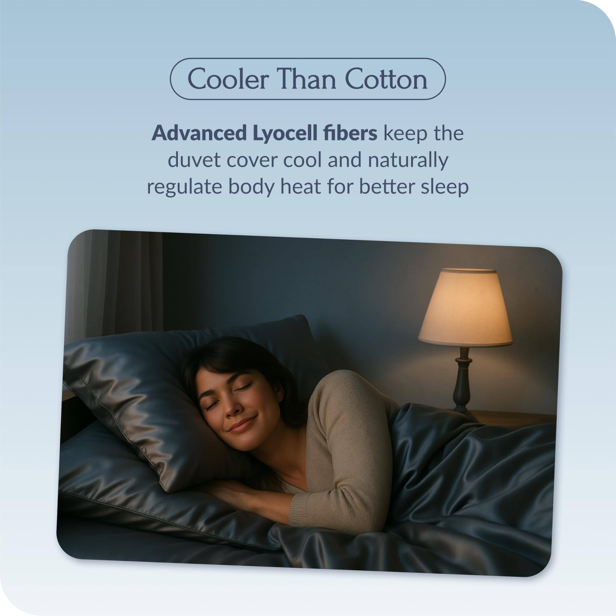 MAGICAL RUBS Eucalyptus Duvet Cover Infused With For Anti odor Softer ...