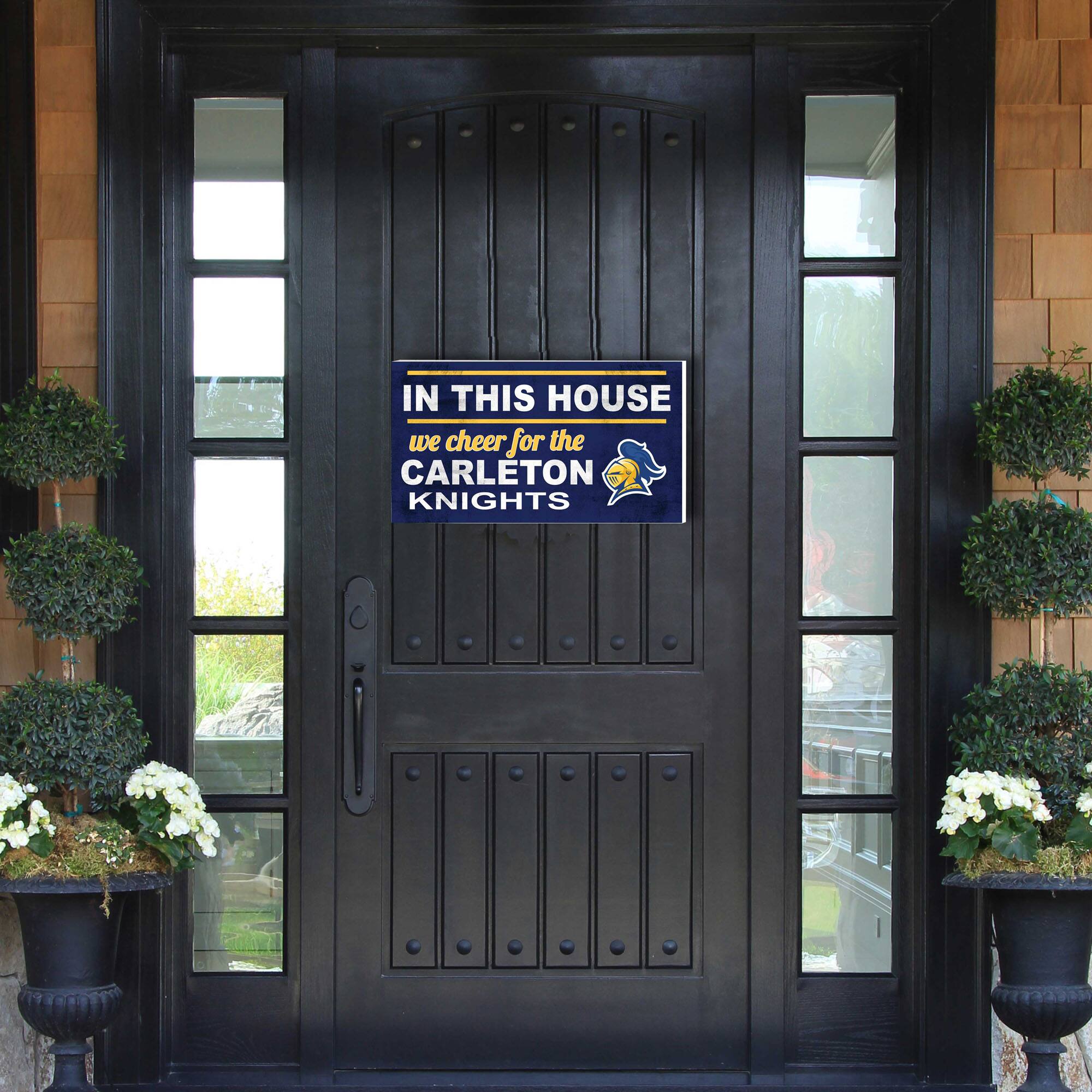Jardine Carleton Knights 11'' x 20'' Indoor/Outdoor In This House Sign Navy 5243128 - Best Buy