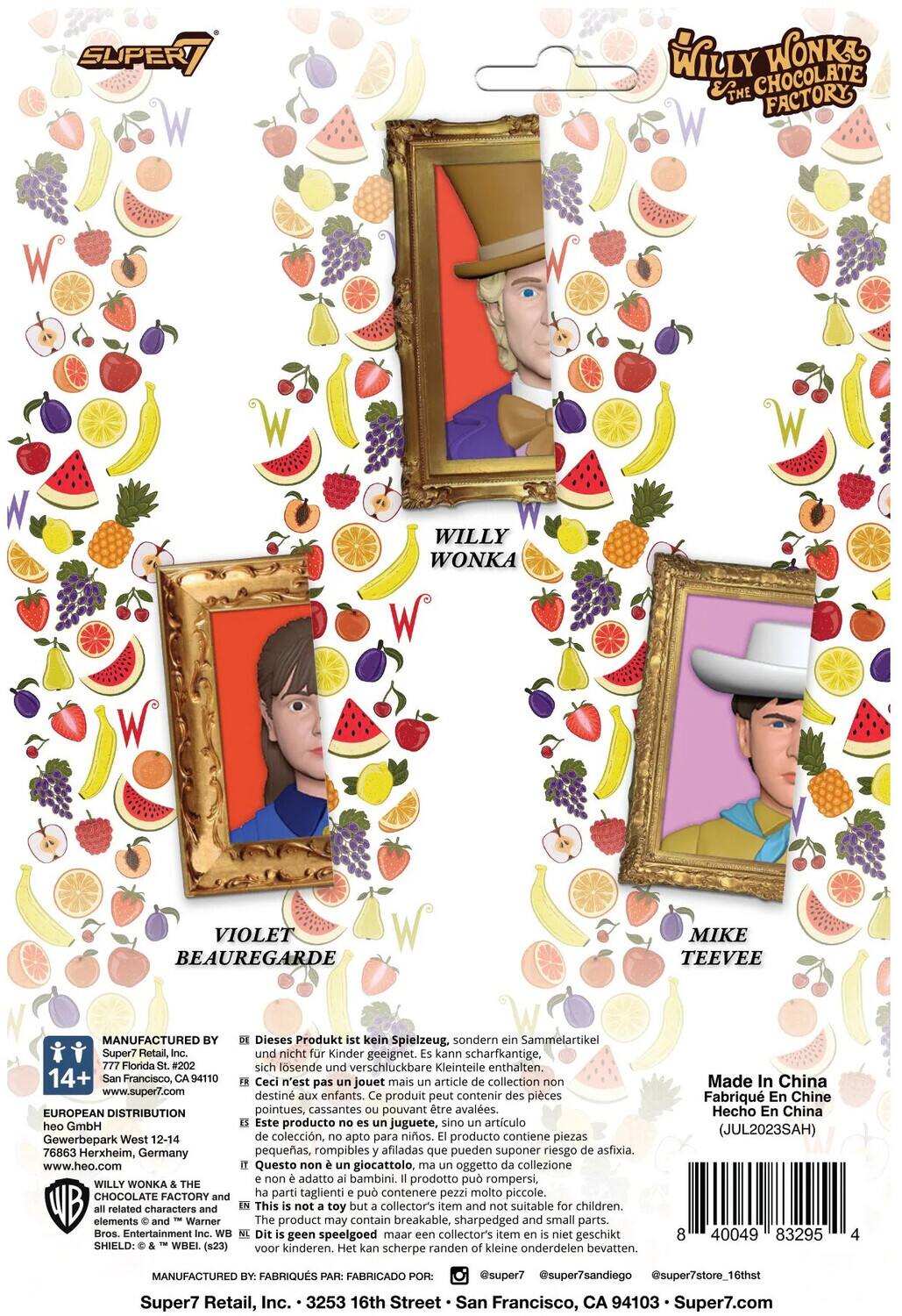 Super7 Willy Wonka & The Chocolate Factory Mike Teevee ReAction Figure ...