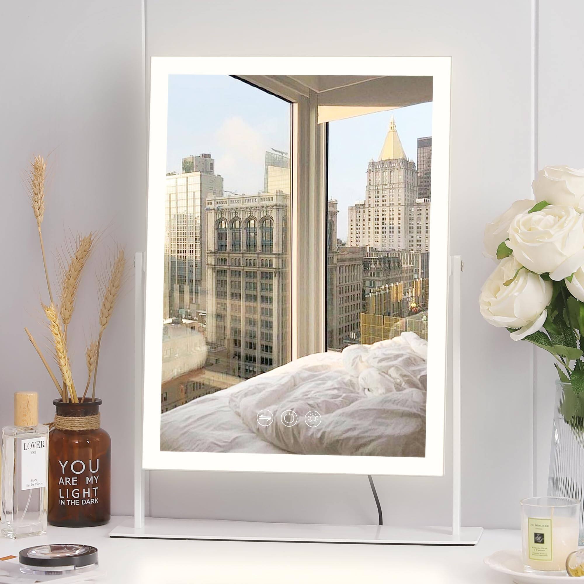 Pacoar Cade Vanitii Vanity Mirror With Lights Hollywood Makeup ...