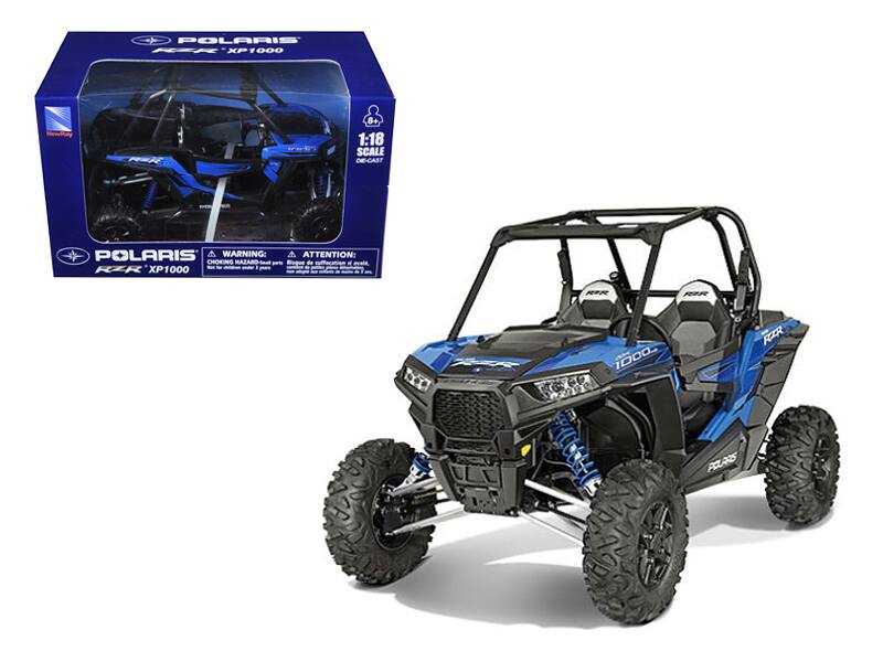 Polaris RZR XP 1000 Dune Buggy Blue 1/18 Diecast Model by New Ray Black 57593B - Best Buy