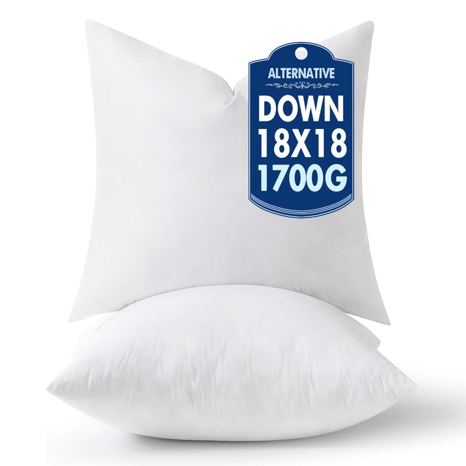 Paradigms Interiors Down Alternative Pillow Inserts Euro Throw Pillows ...