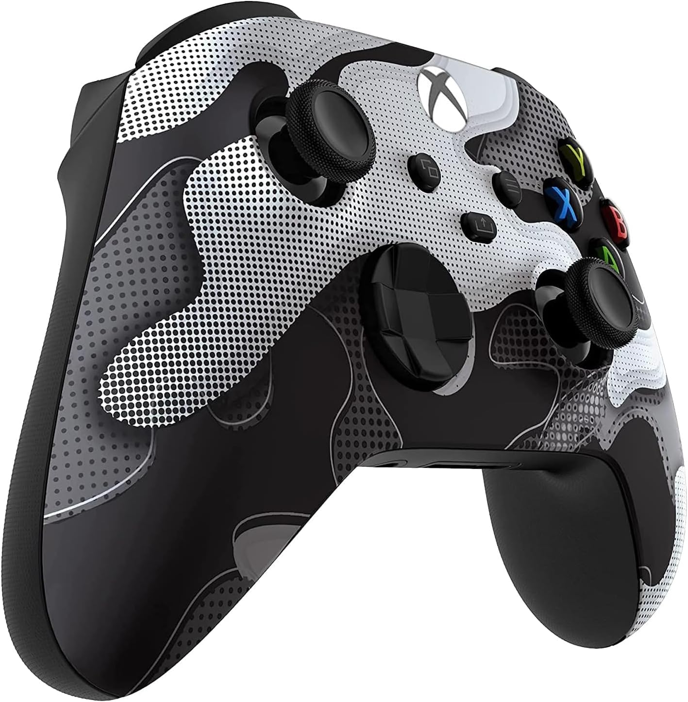 Custom Controllerzz Custom Wireless Controller for Xbox Series X|S, Xbox One, & PC White Camo ...