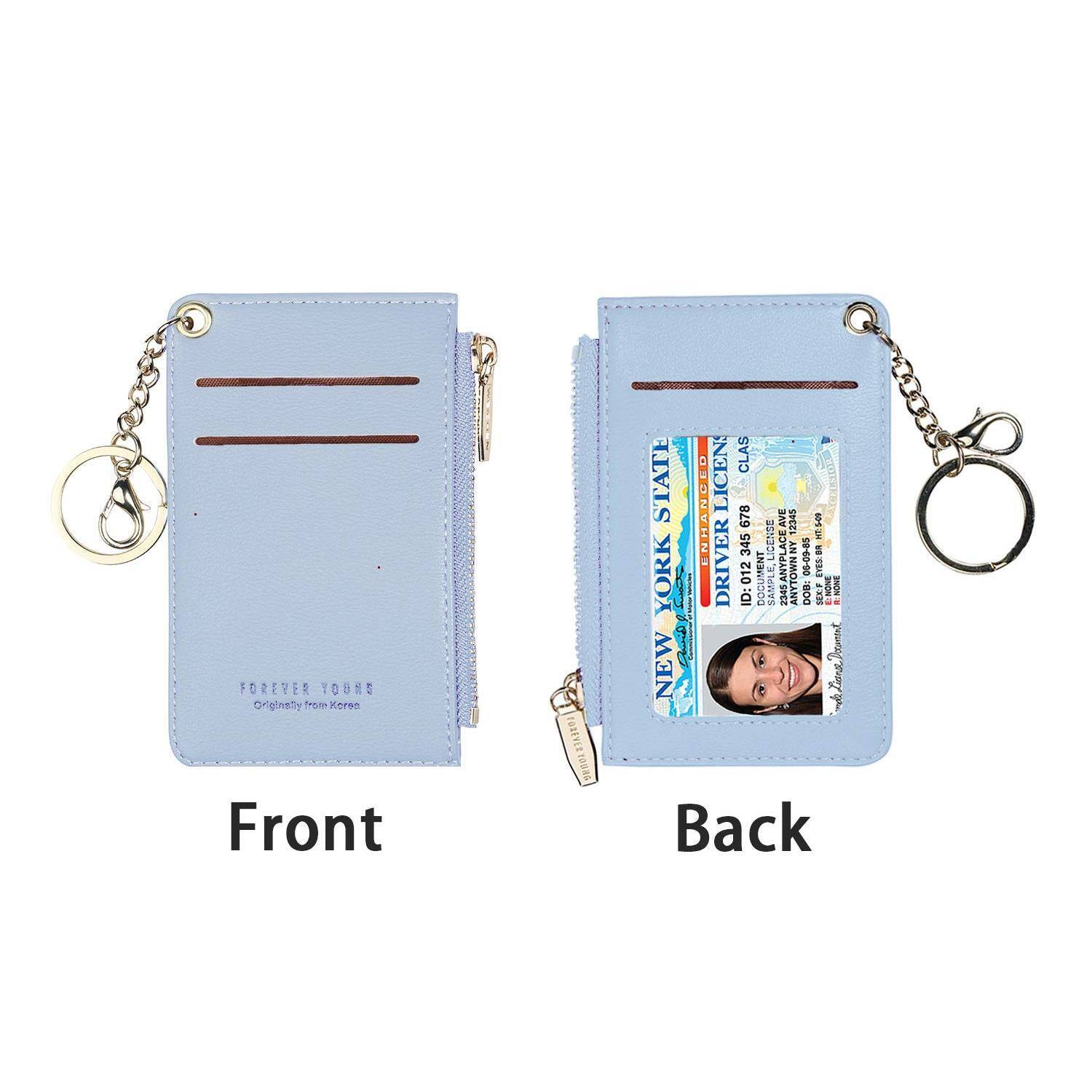 Jadie Link Small Wallets Women Slim Leather Card Case Holder Wallet ...