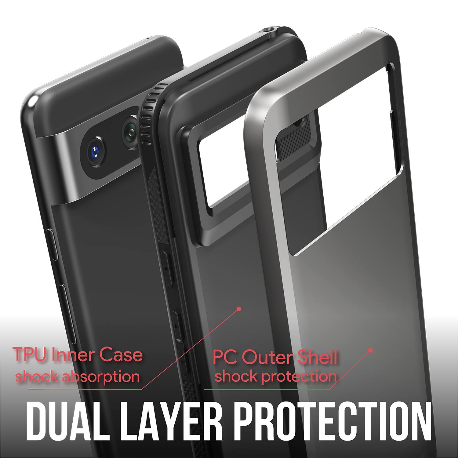 Vena Outcross for Google Pixel 8 Case (2023) with Military Grade Dual ...