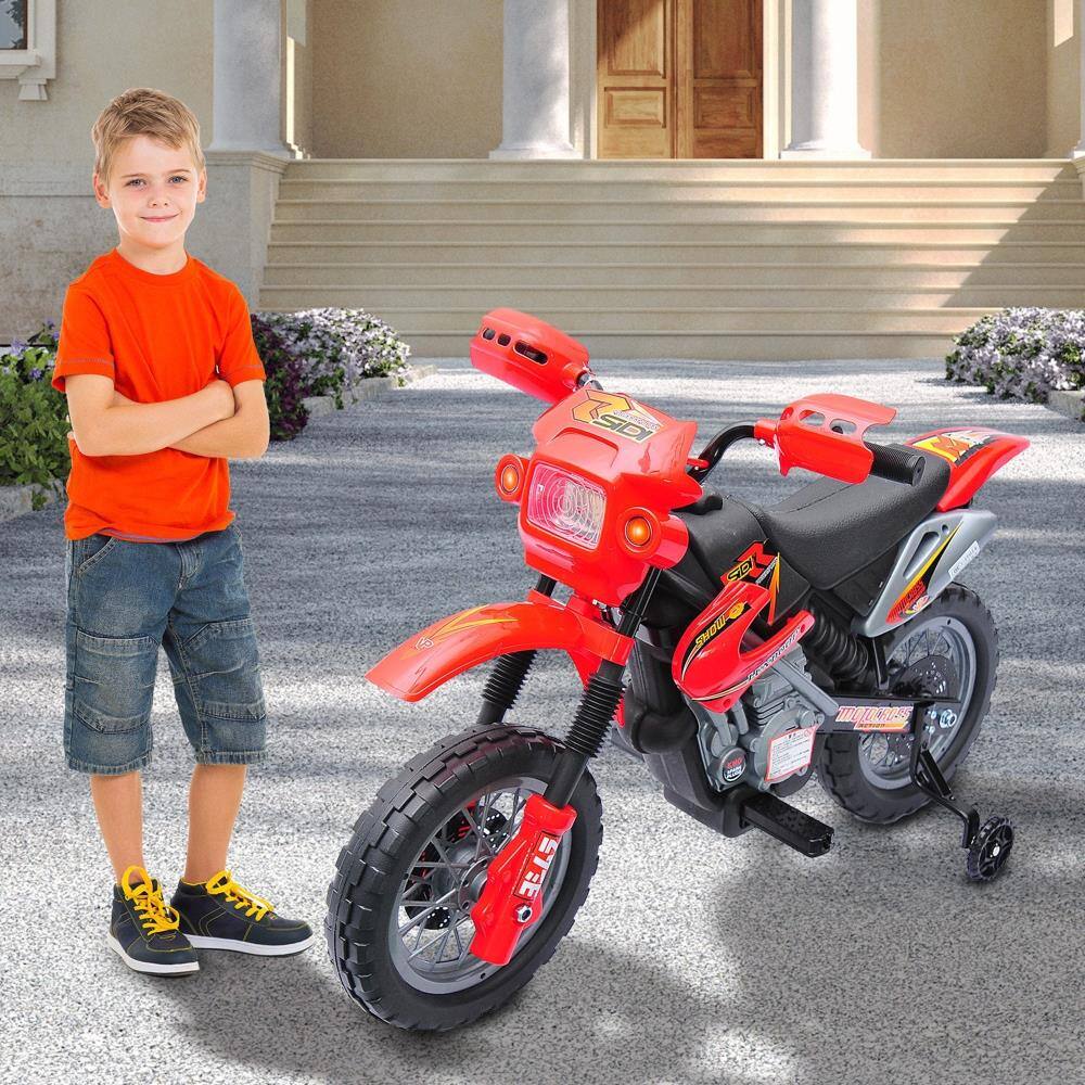 BreeBe 6V Kids Motorcycle Dirt Bike Electric Battery Powered Ride On ...