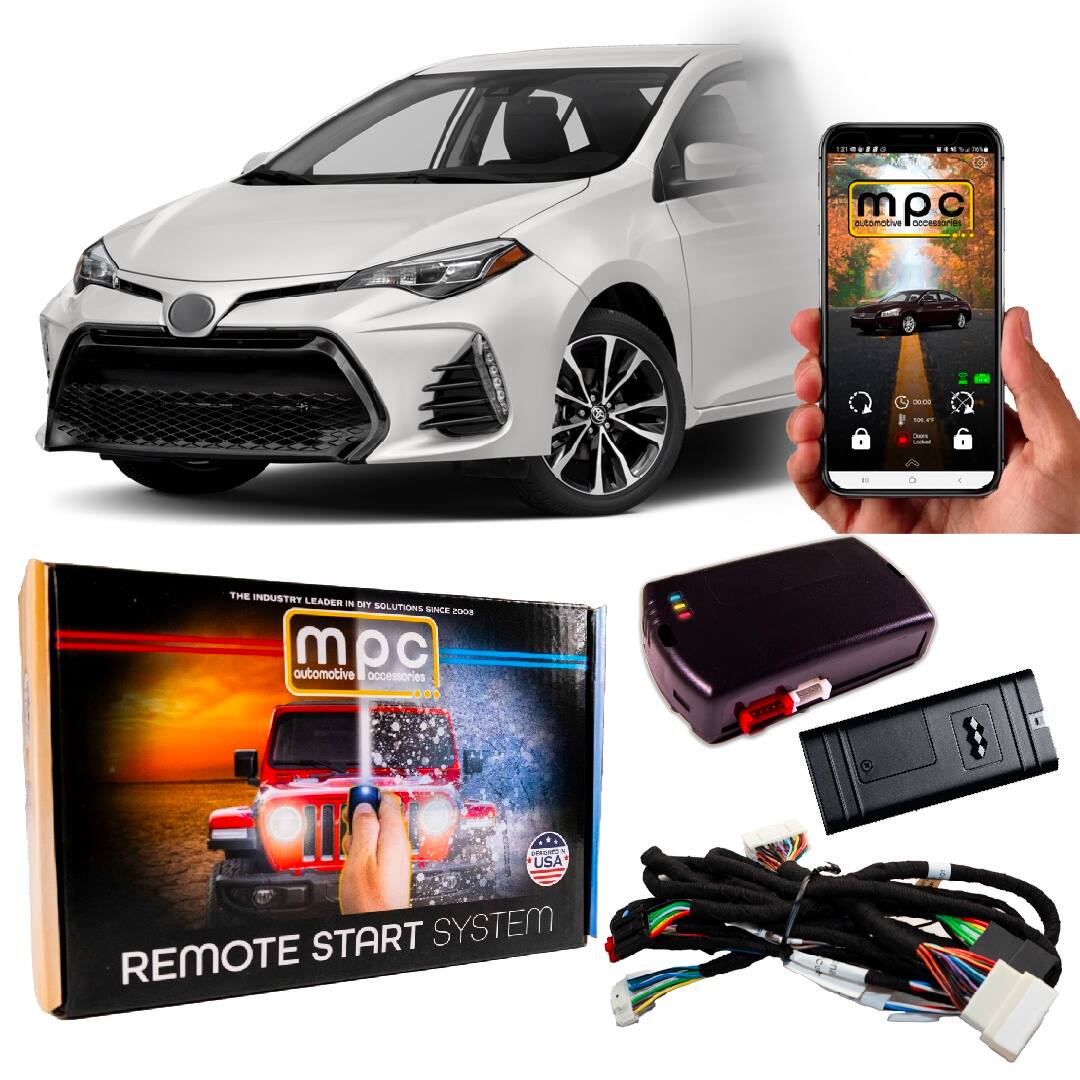 MPC Plug n Play Remote Starter Kit For 2014 2019 Toyota Corolla Push to ...