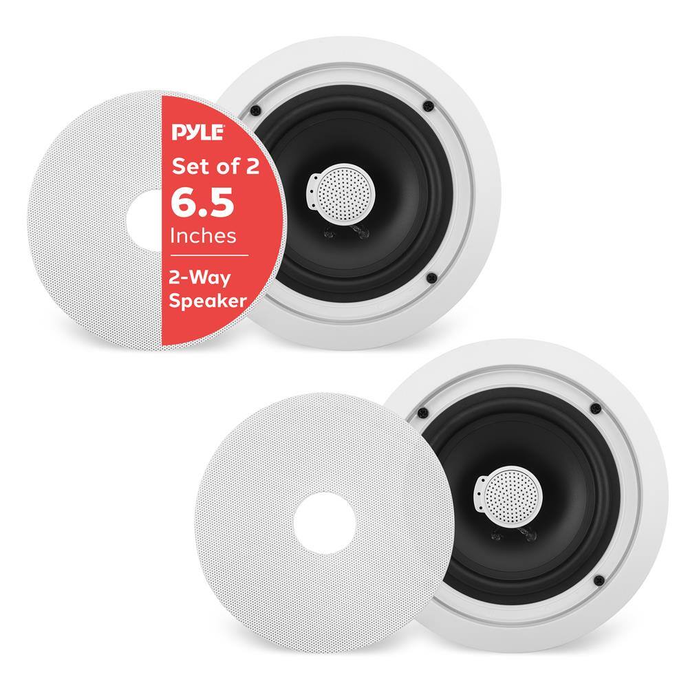 Pyle 6.5'' Home In Wall / Ceiling Speakers Black PDIC60 - Best Buy