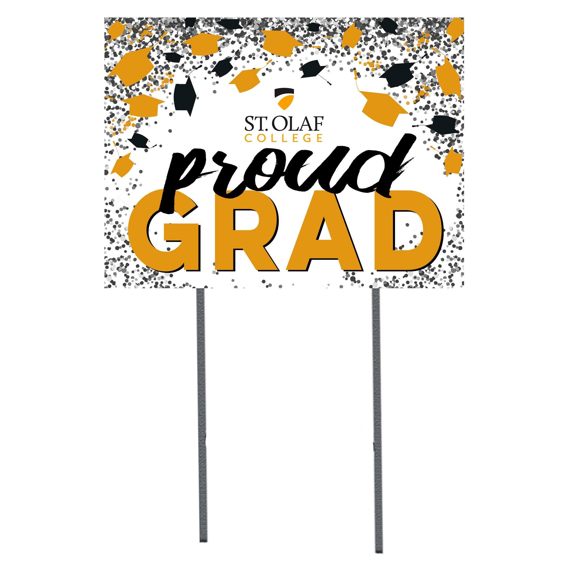 Jardine St. Olaf Oles Class of 2023 18" x 24" Yard Sign White 200047321 ...