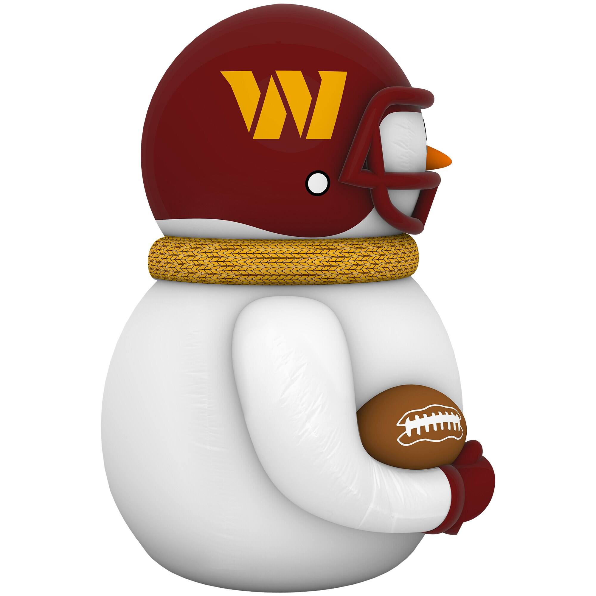 Sporticulture Washington Commanders Inflatable Snowman Player Red ...