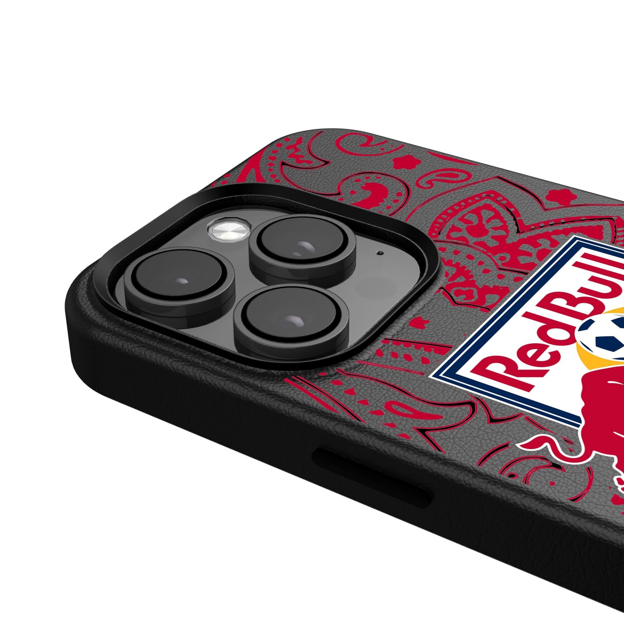 Keyscaper MLS New York Red Bulls iPhone Magnetic Bump Case 15 Pro Black ...
