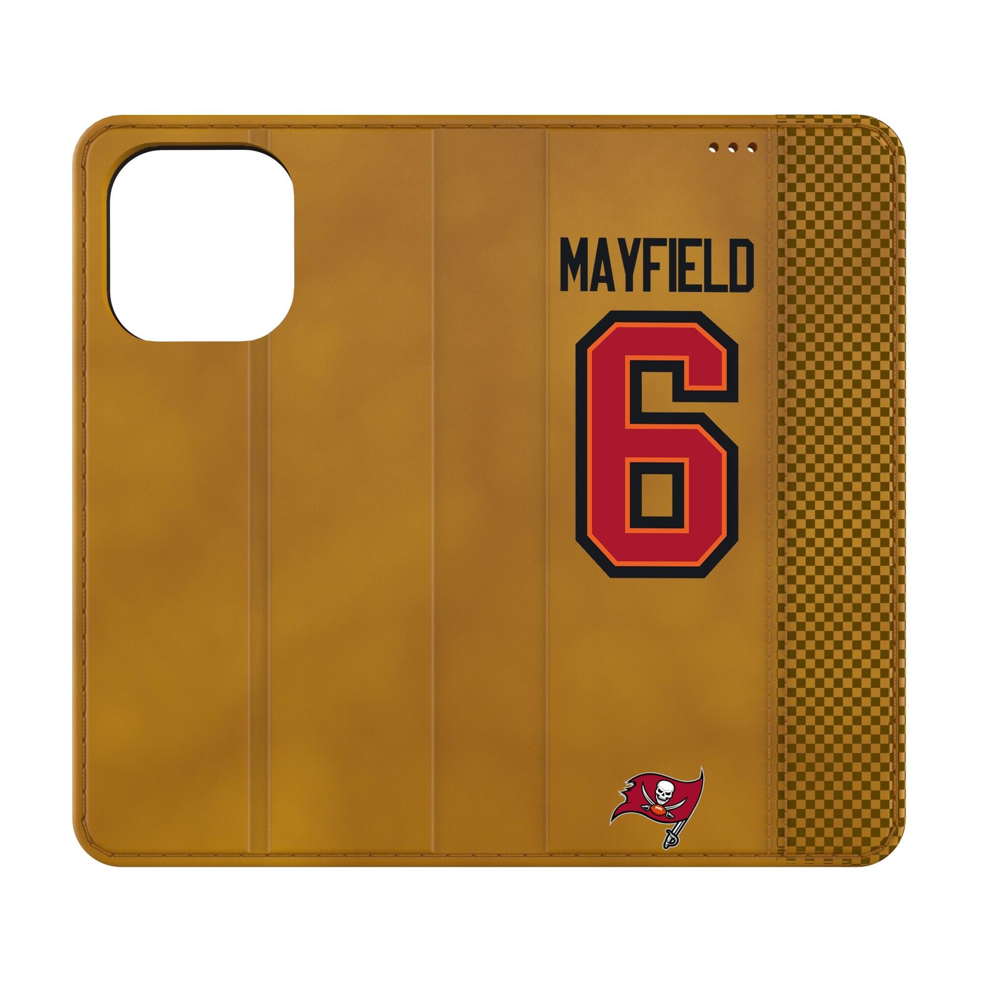 Keyscaper NFL Baker Mayfield Tampa Bay Buccaneers Folio iPhone Case 14 ...