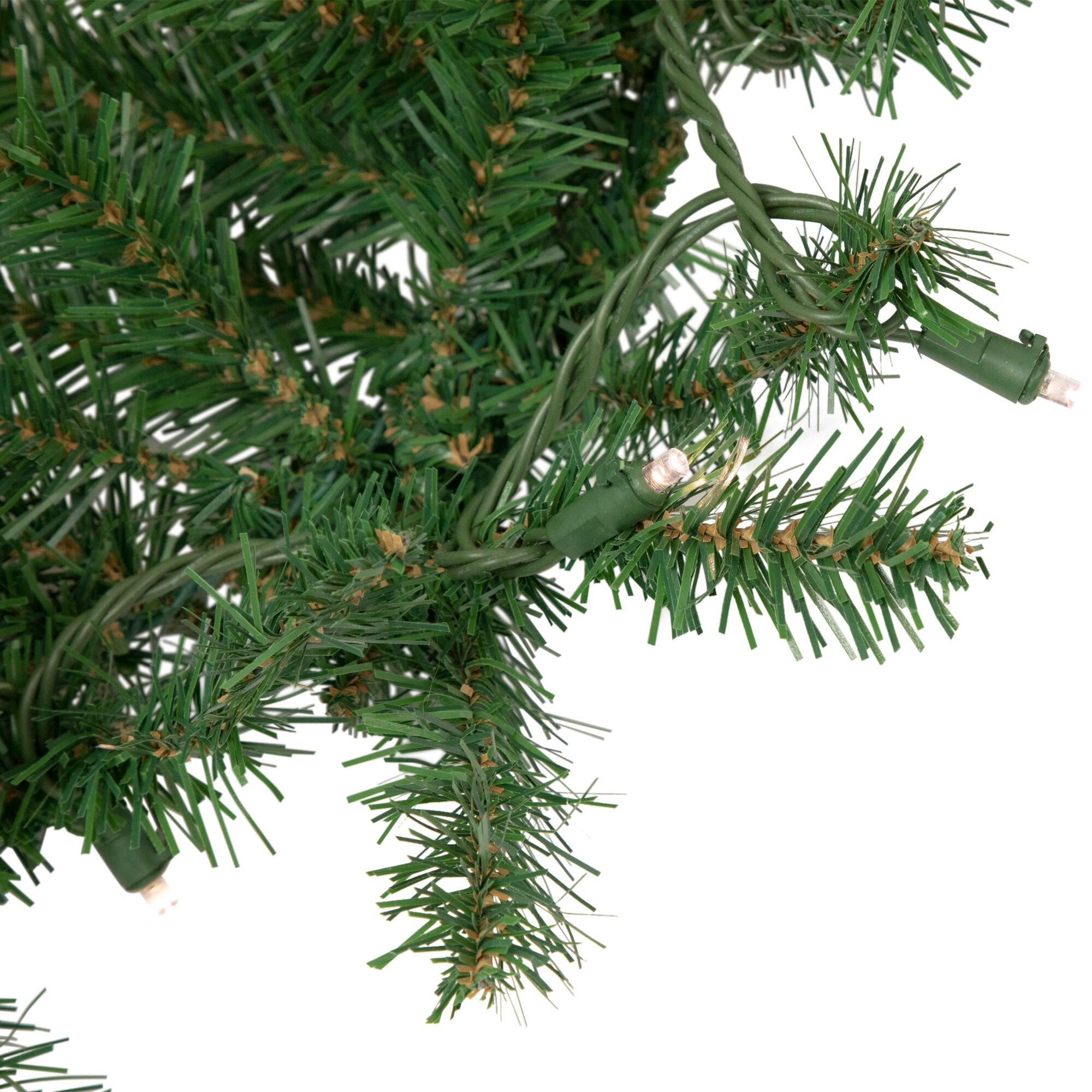 Northlight Pre Lit Winona Fir Artificial Christmas Garland 9' x 12 ...