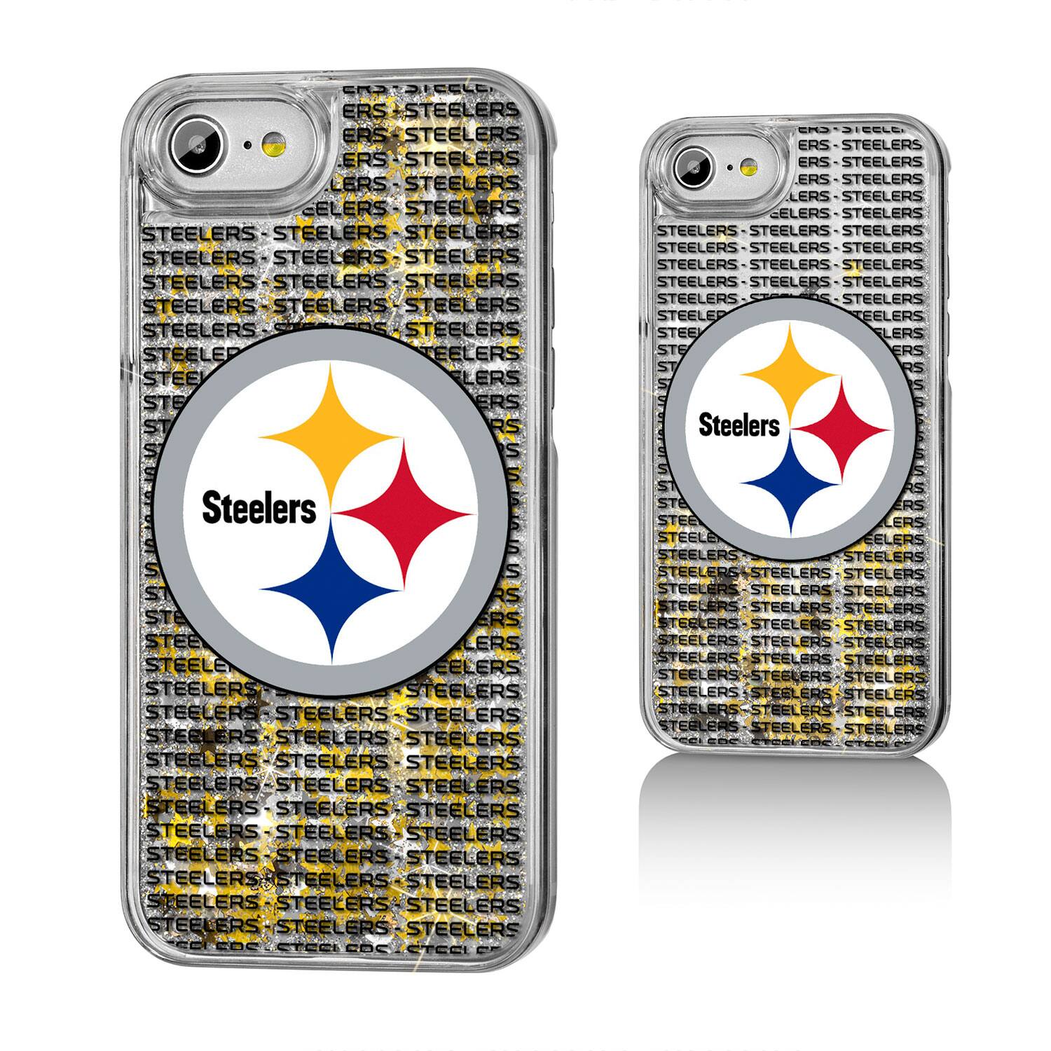 Keyscaper NFL Pittsburgh Steelers iPhone Text Backdrop Design Glitter ...