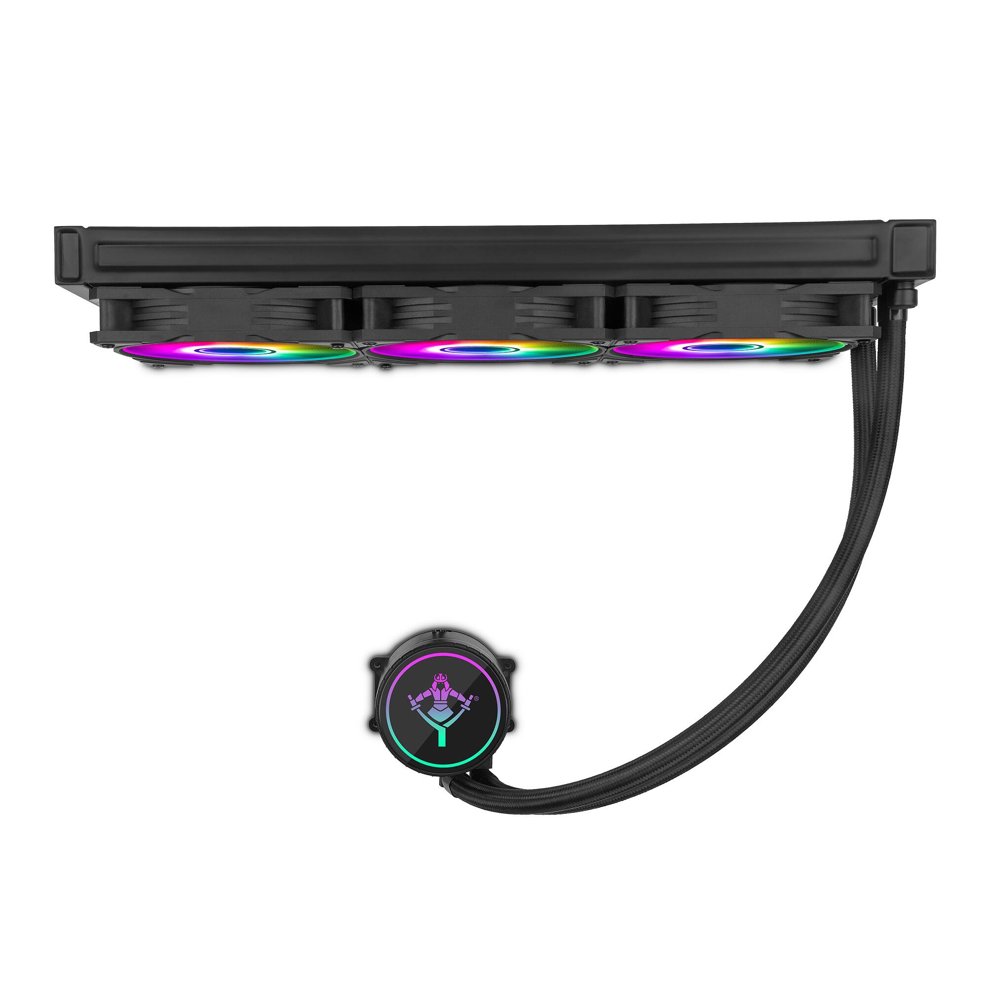 YEYIAN AIO 360mm. CPU Liquid Cooler, ARGB. Model YTT 360AL 01 Black YTT ...