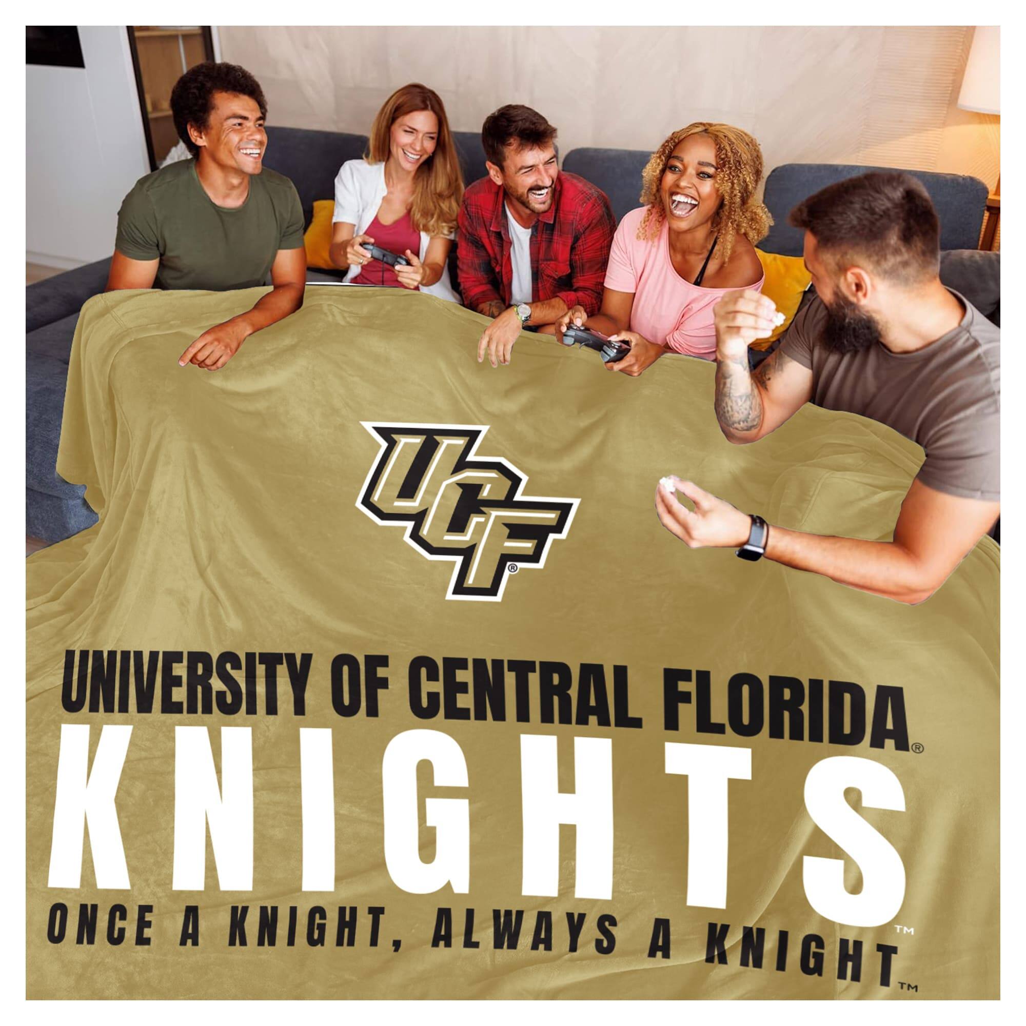 Pegasus UCF Knights 60" x 90" Oversized Slogan Fade Ultra Cozy FAN mily ...