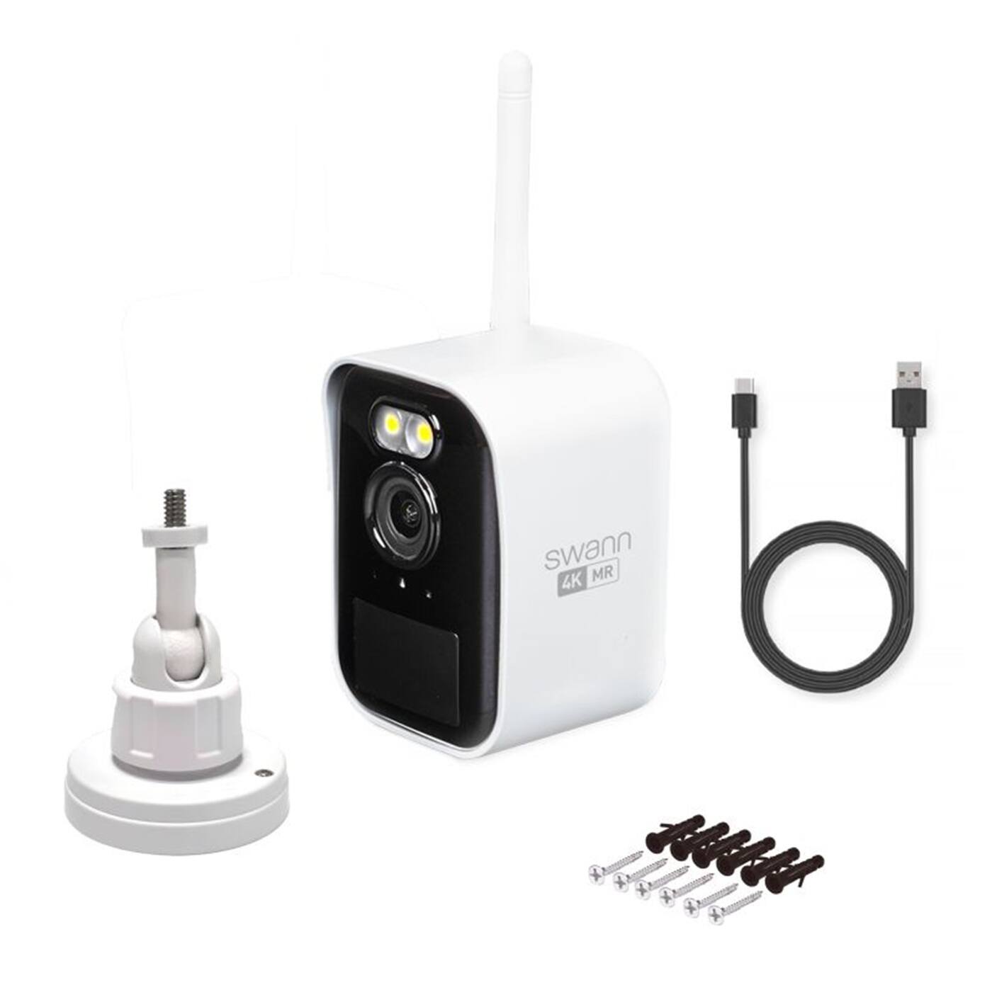 Swann MaxRanger 4K Mini Wireless Security Camera, Long Range Add On IP ...