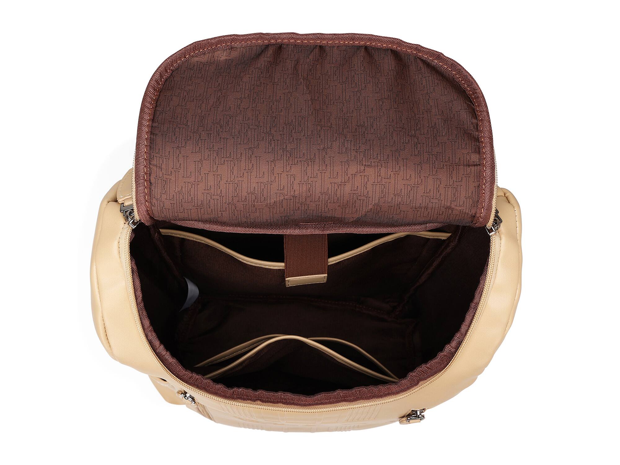 Elle Roamer 22L Vegan Leather Backpack Nude ELBPRMND-BB - Best Buy