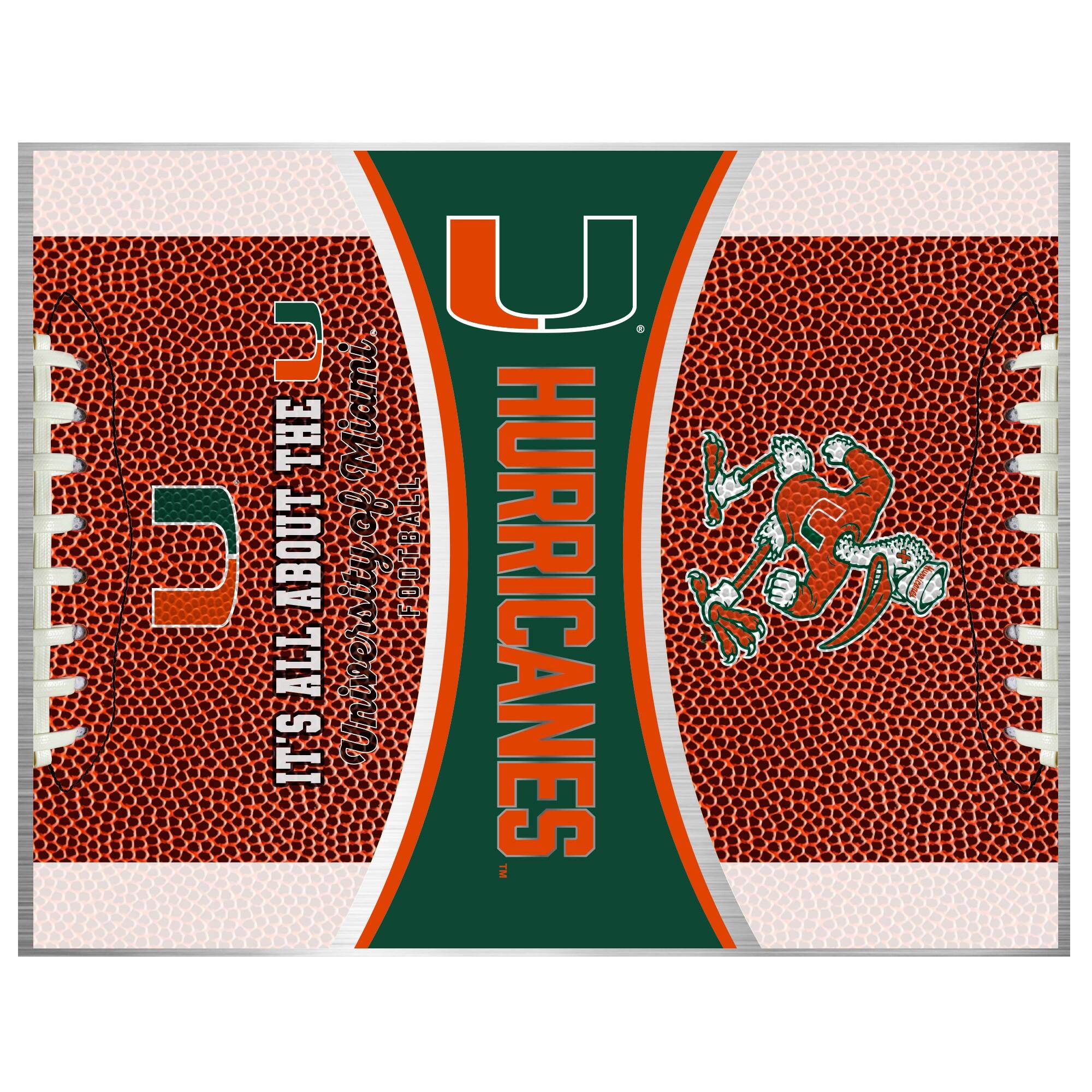 Great American Products Miami Hurricanes 24oz. Jr. Thirst Game Ball ...