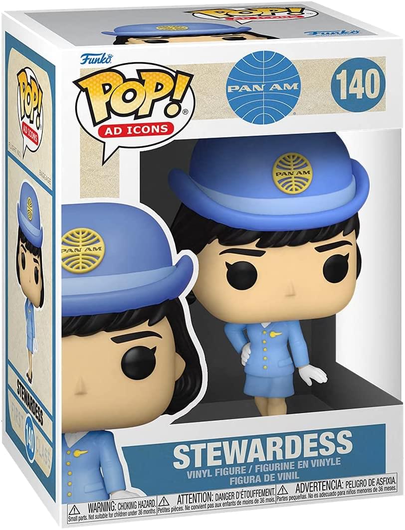Pan Am Funko POP Ad Icons Vinyl Figure | Stewardess Blue 57894 - Best Buy