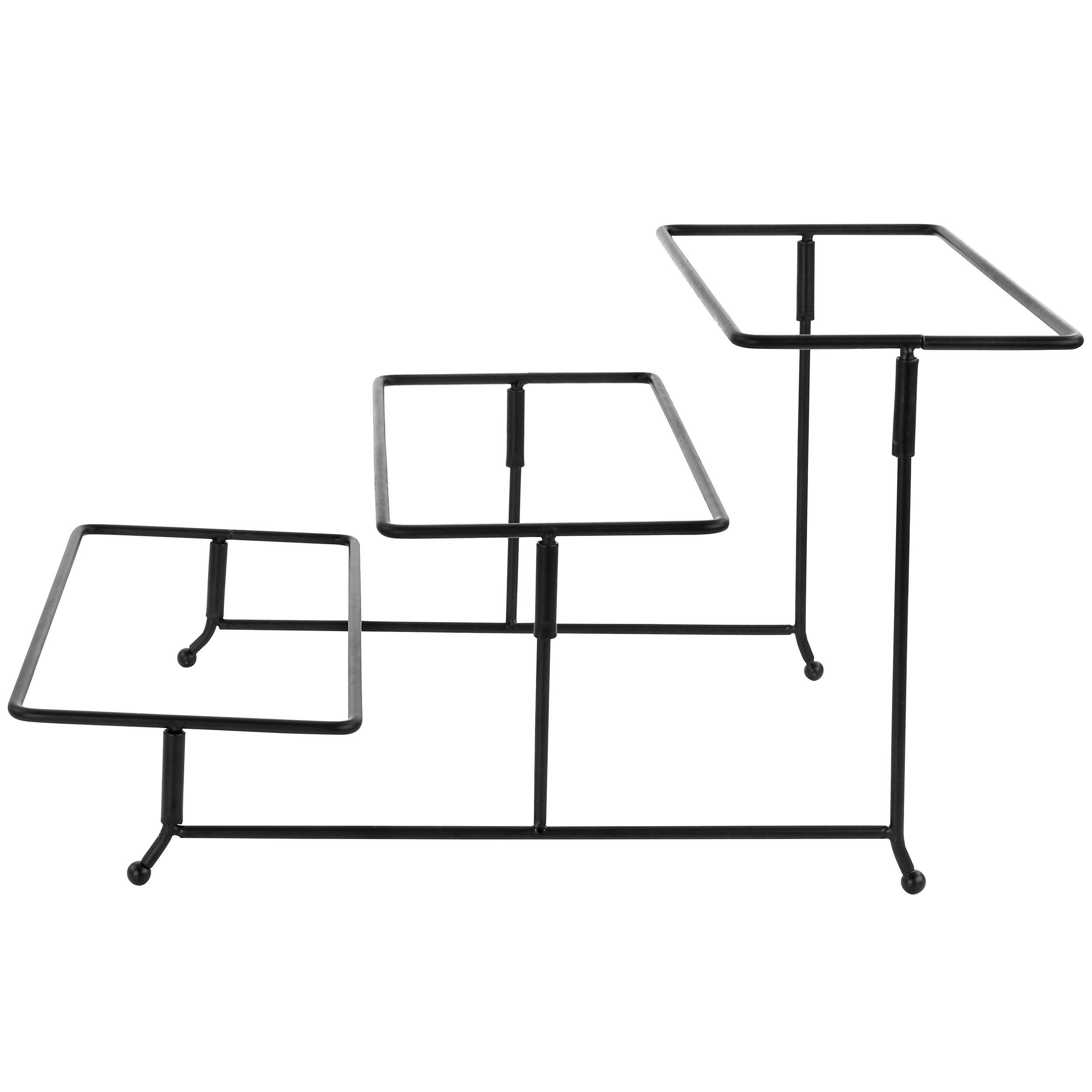 Gibson Home Crenshaw Hand Painted Stoneware 3 Tier Serving Set with ...