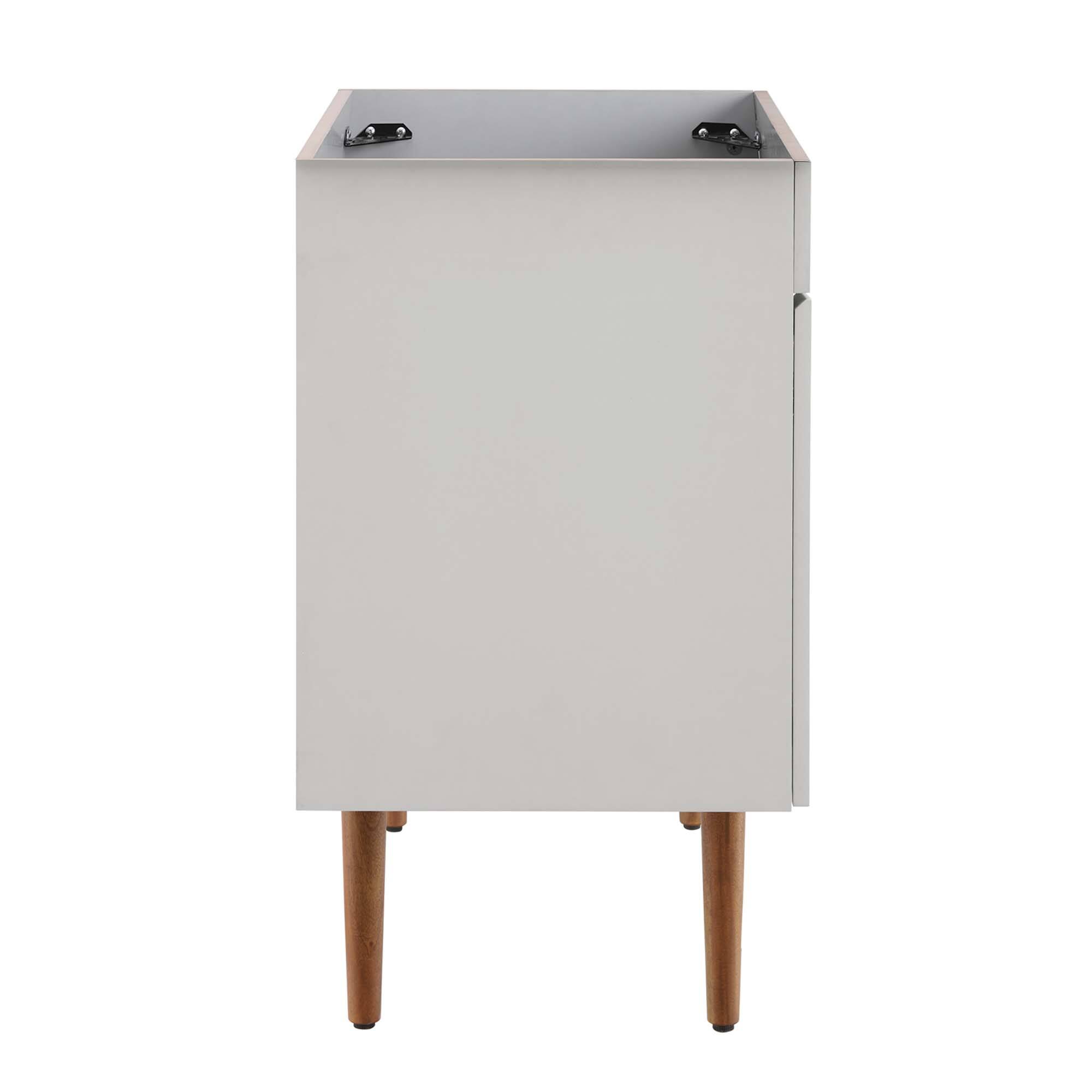 Harvest Bathroom Cabinet Basin Not Included by Modway Gray Walnut EEI ...