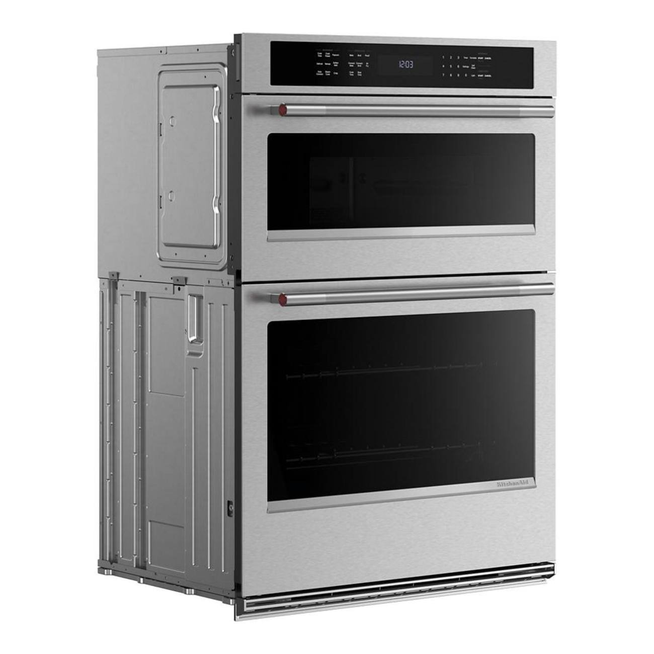 KitchenAid 30" Built In Electric Convection Combination Wall Oven with ...