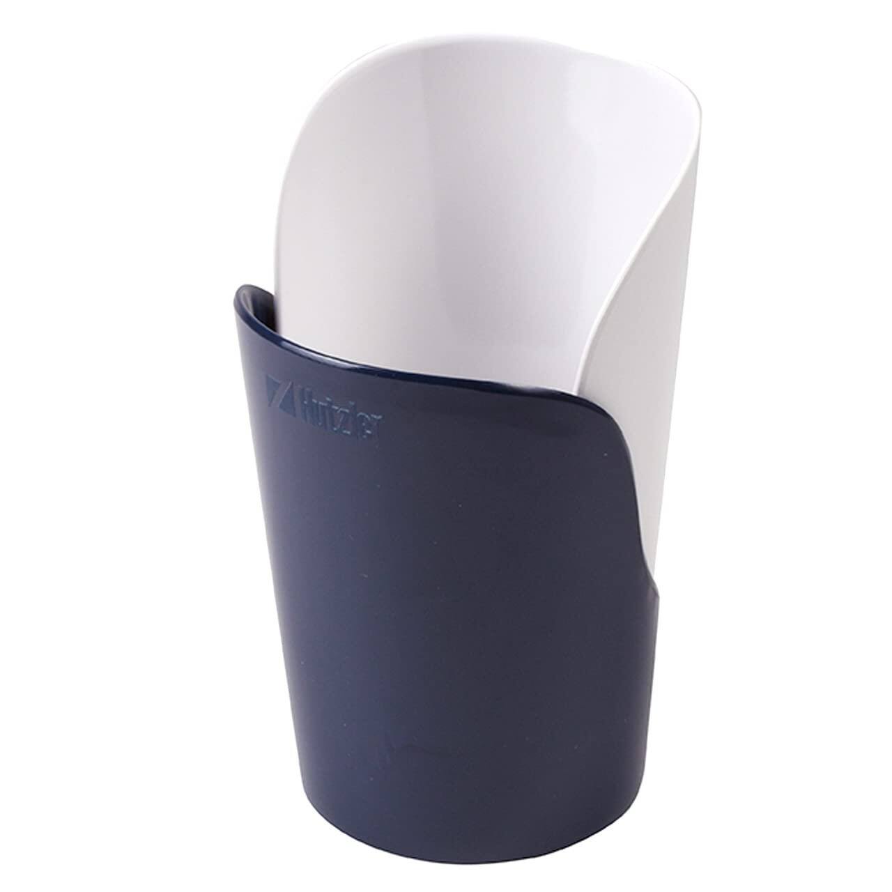 Hutzler 6 piece Melamine Cooking Utensils Set and Storage Crock Blue ...