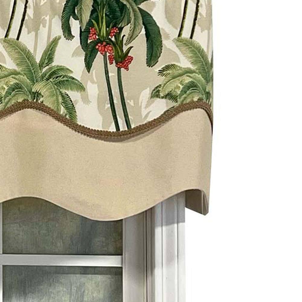 RLF Home Shadow Gimp Trim Detail Printed Palm Glory High Quality ...