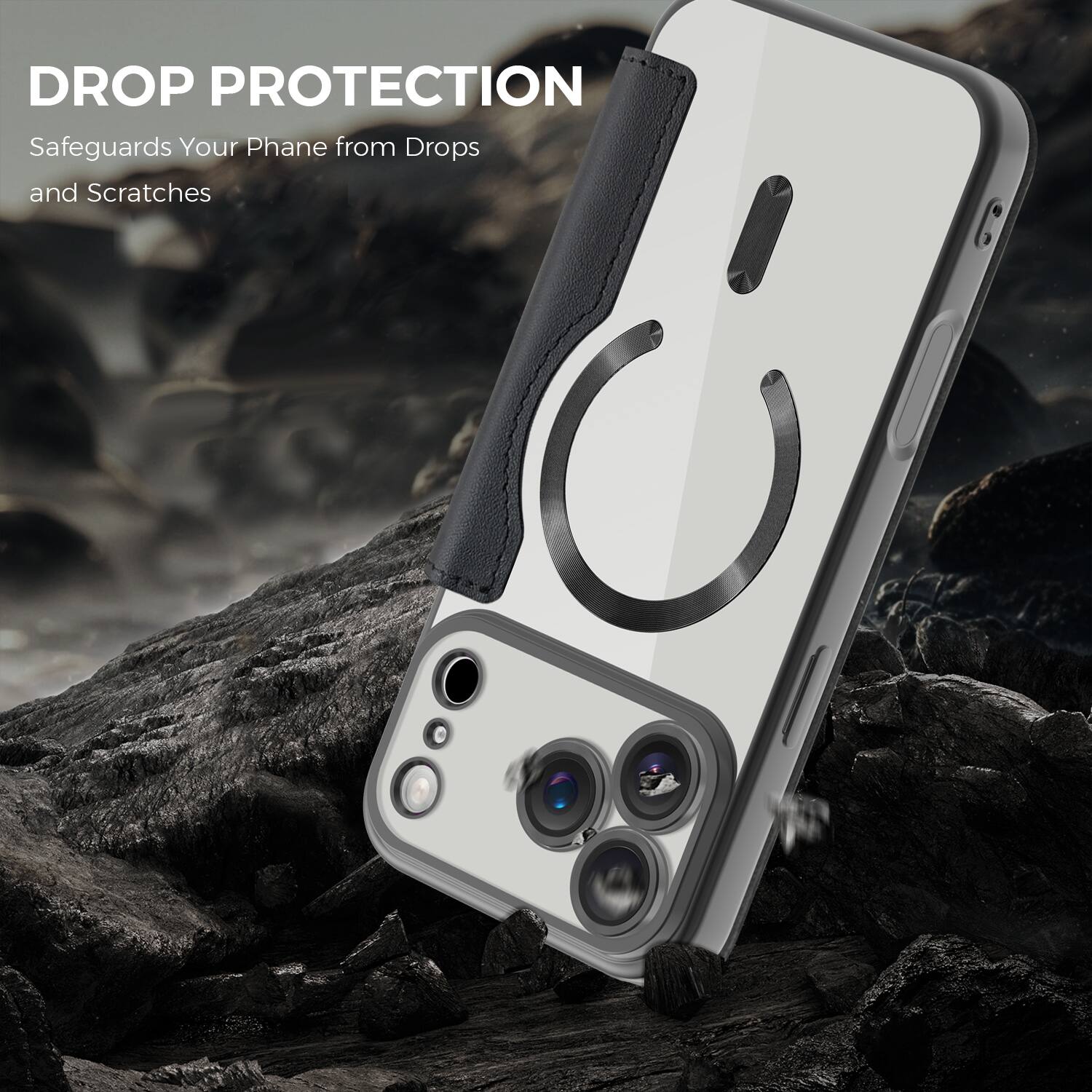 Dteck Leather Wallet Case for Apple iPhone 17 Pro Max Built in Lens ...