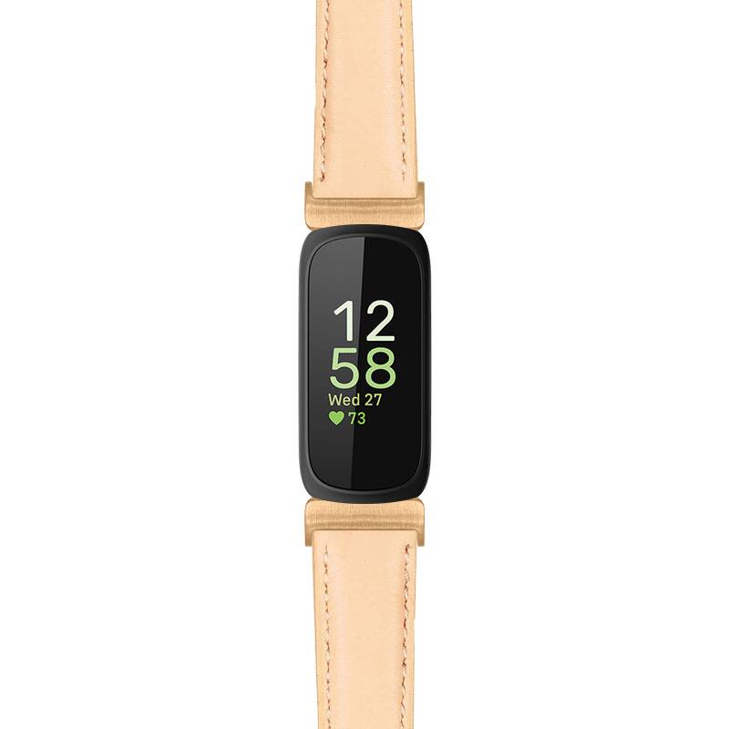 StrapsCo Everyday Leather Watch Band Strap For Fitbit Inspire 3 (Extra ...