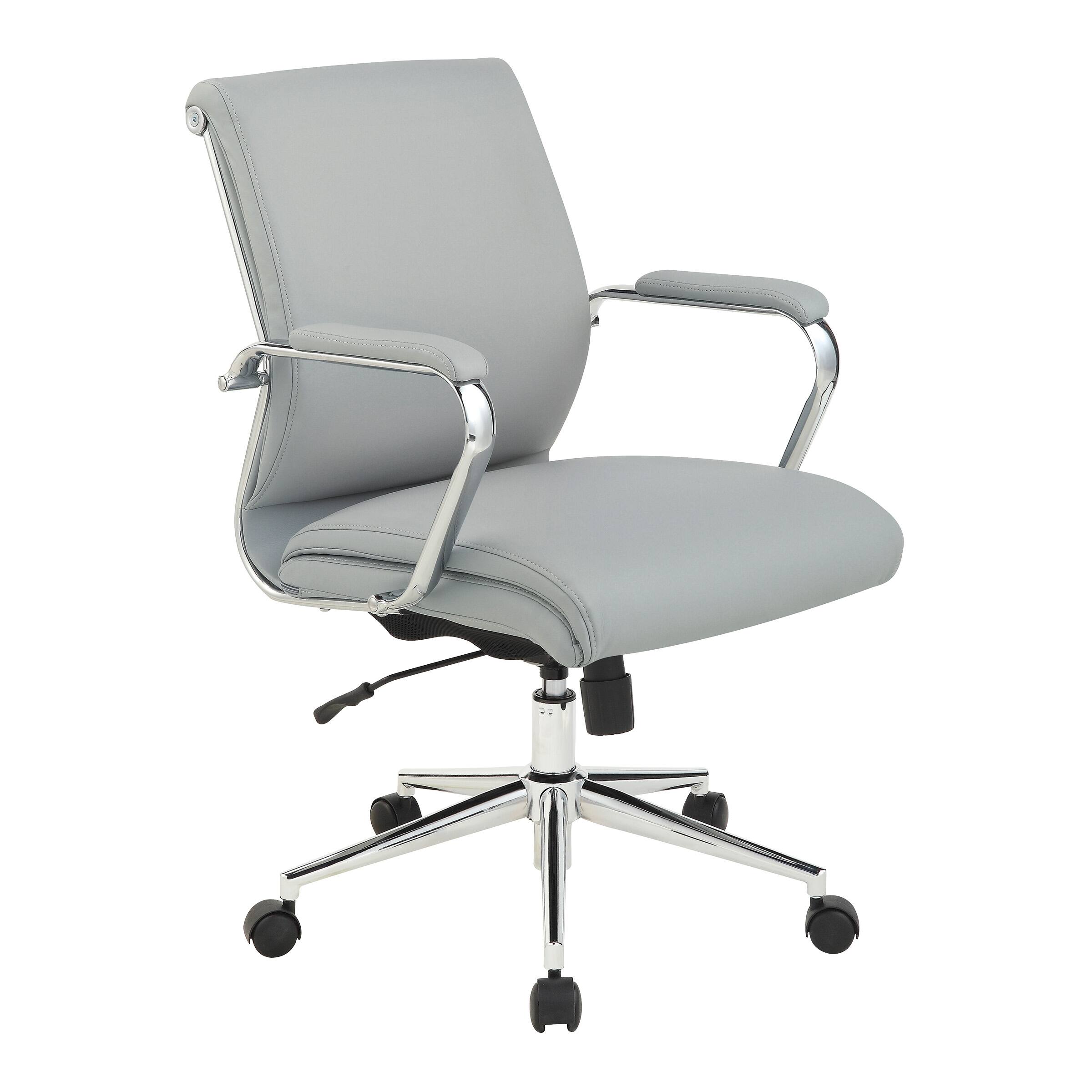 Customer Reviews: Office Star Products Mid Back Antimicrobial Fabric ...