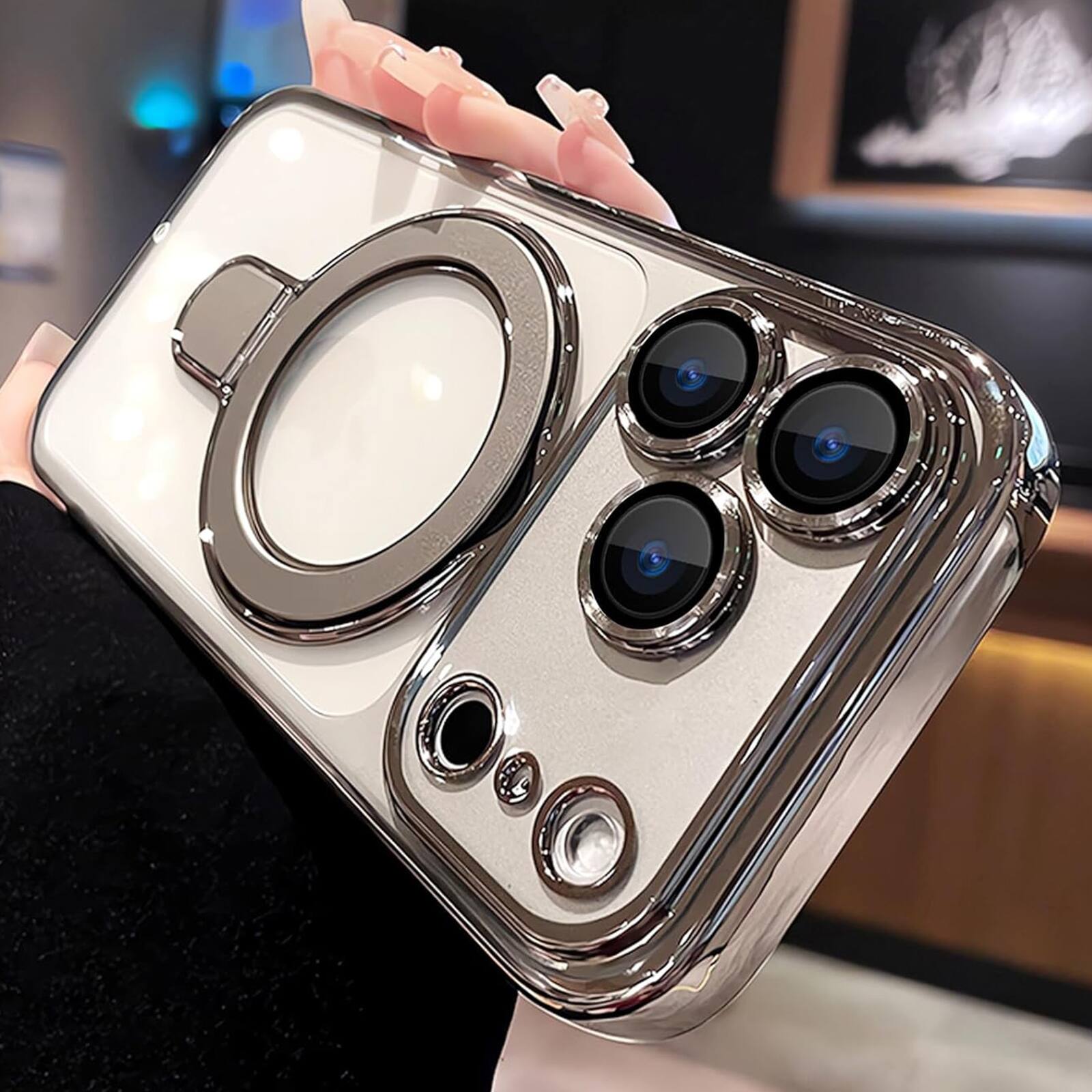 Dteck Magnetic Ring Stand Case for iPhone 17 Pro Max, Compatible with ...