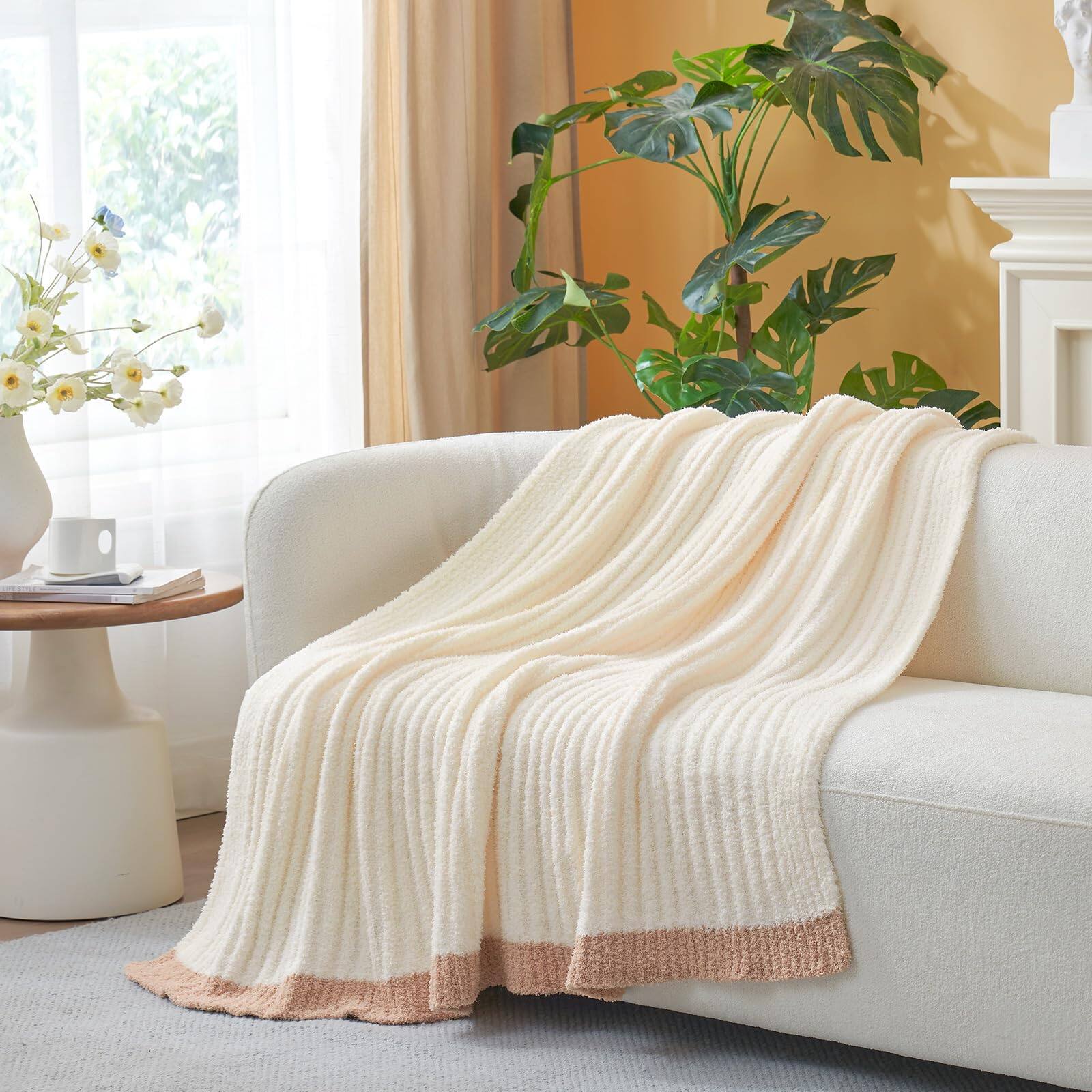 Refined Abode Design Buttery Soft Throw Blanket For Couch Winter Fluffy ...