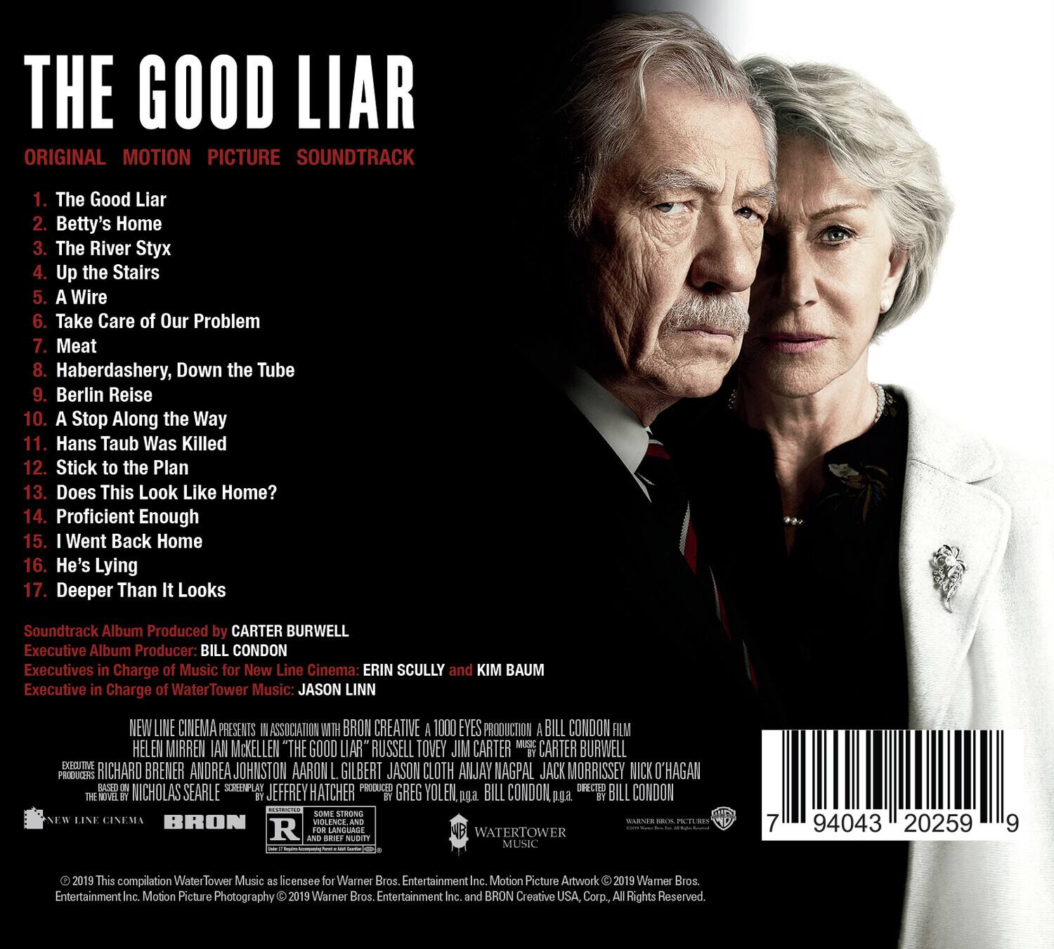 Carter Burwell The Good Liar (Original Motion Picture Soundtrack ...