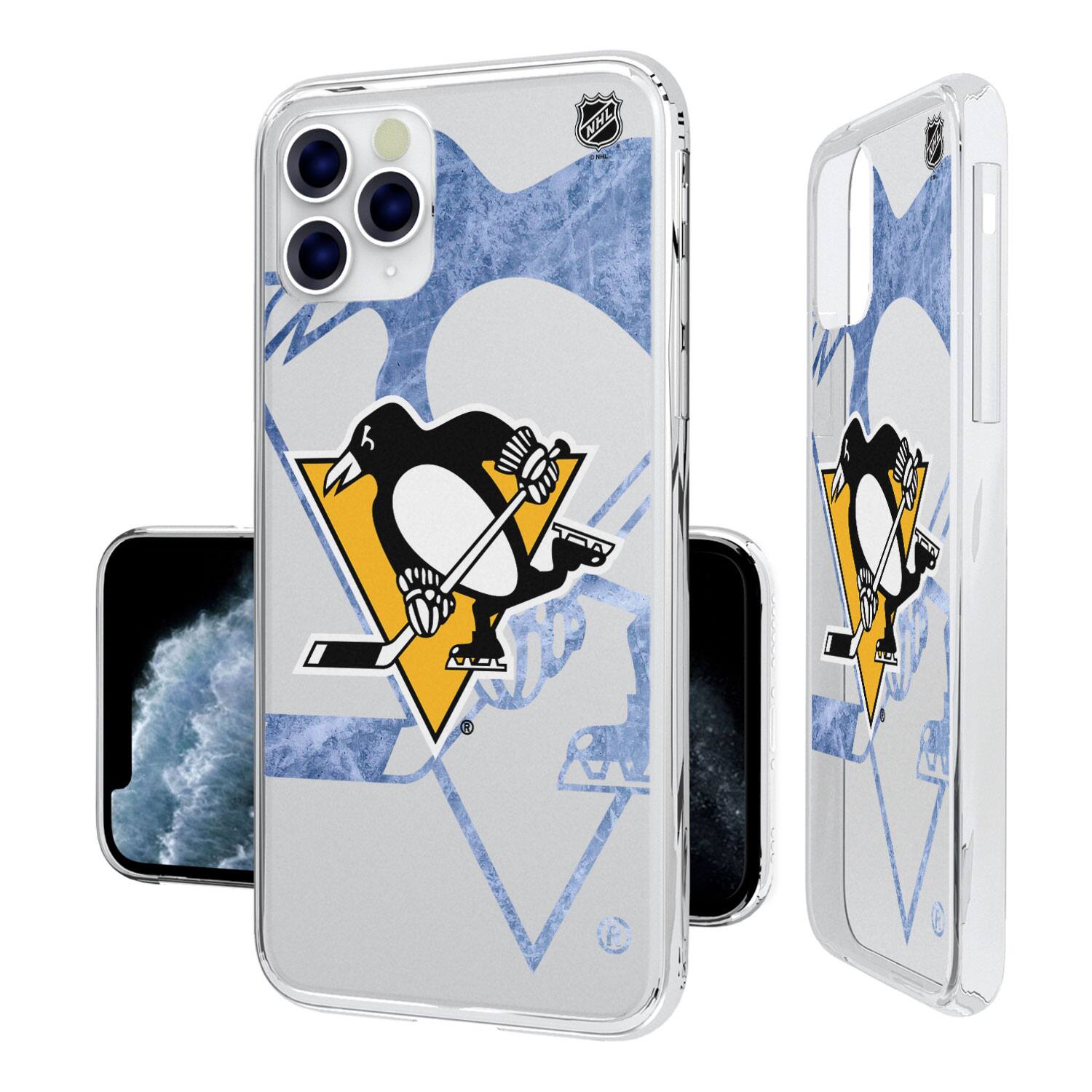 Keyscaper NHL Pittsburgh Penguins iPhone Clear Ice Case 13 Pro Max ...