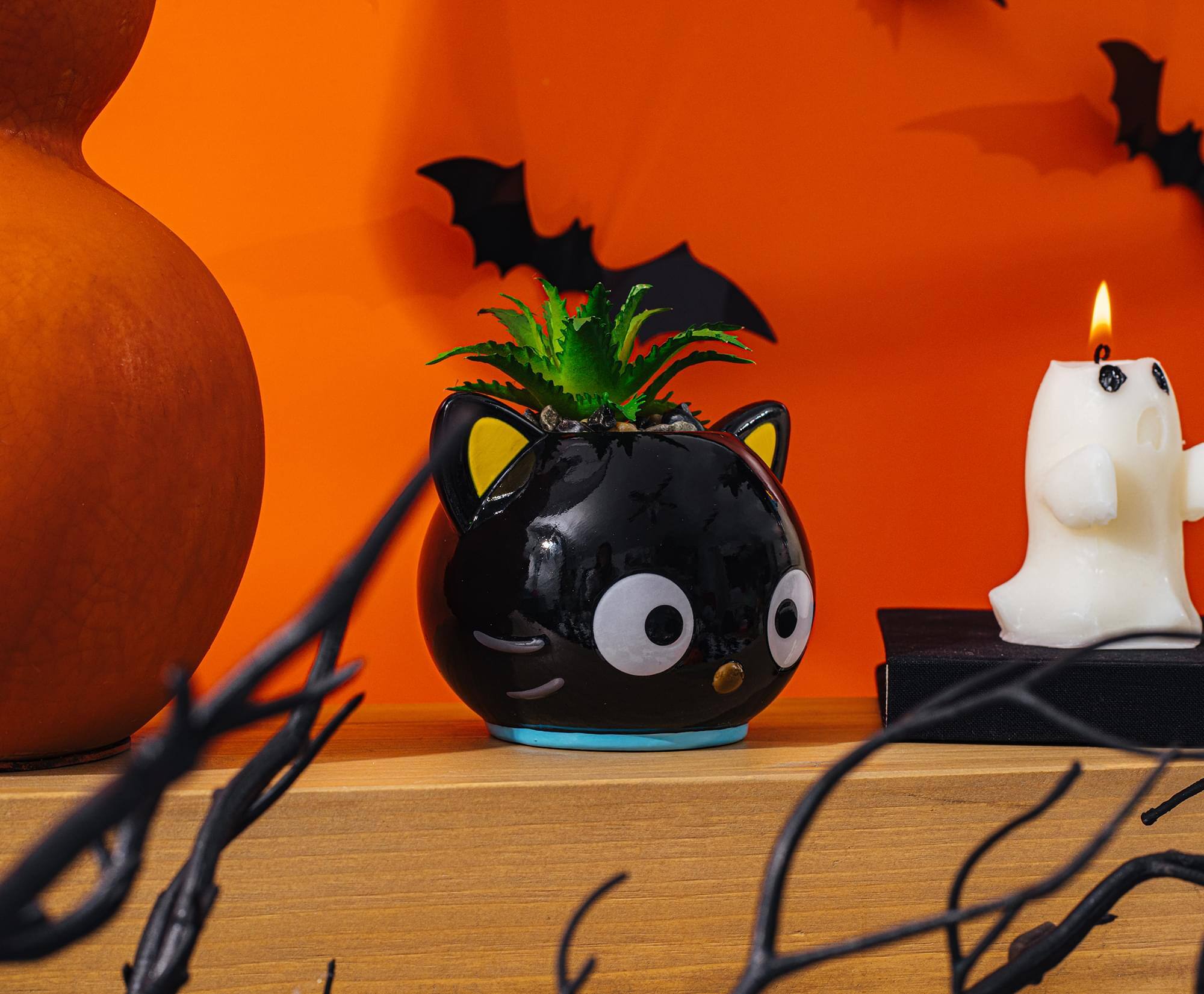 Silver Buffalo Sanrio Chococat 3 Inch Ceramic Mini Planter With ...