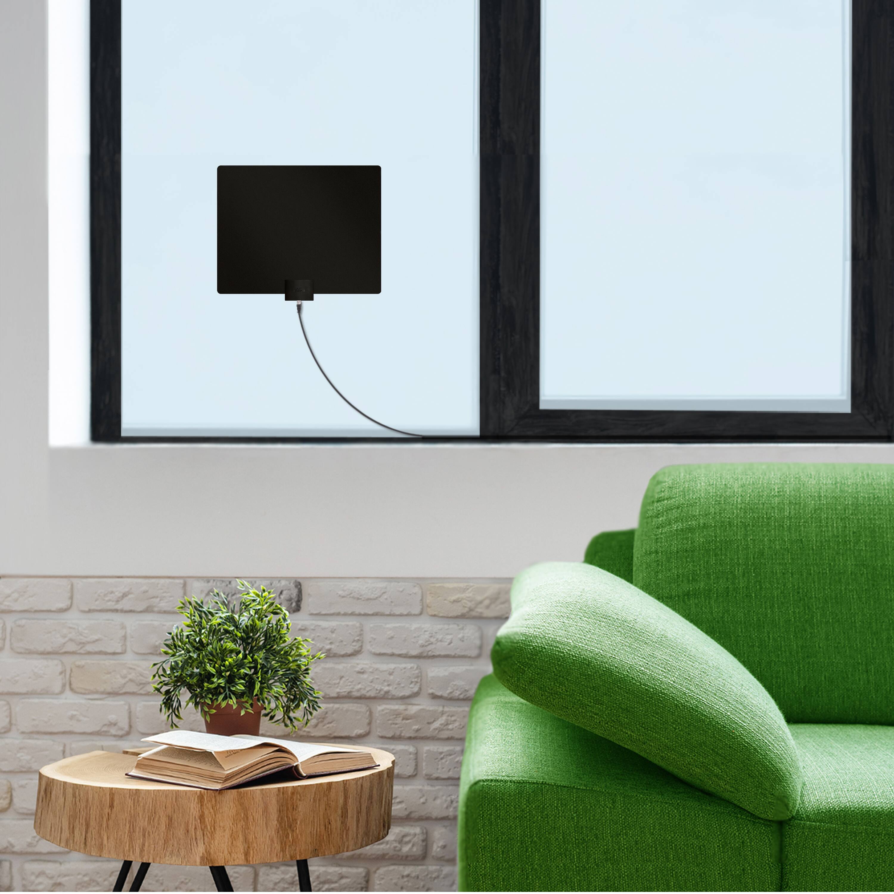 Customer Reviews: Mohu Leaf 50 Amplified Indoor HDTV Antenna with 60 ...